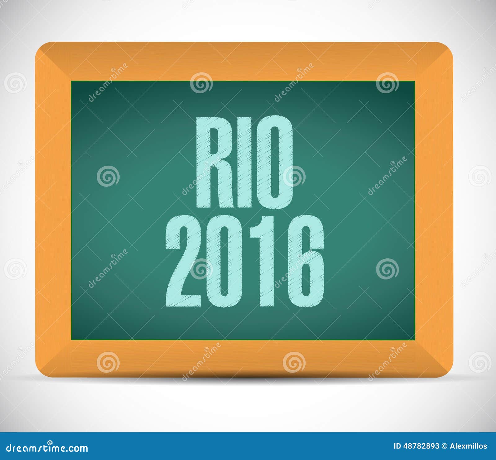 Rio 2016 Board Sign Illustration Design Stock Illustration ...