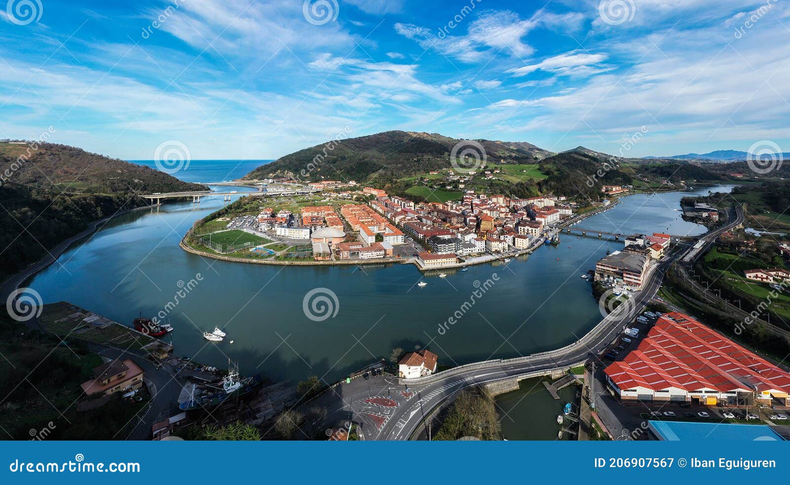 Orio stock image. Image of terrain, vehicle, port, tourism - 206907567