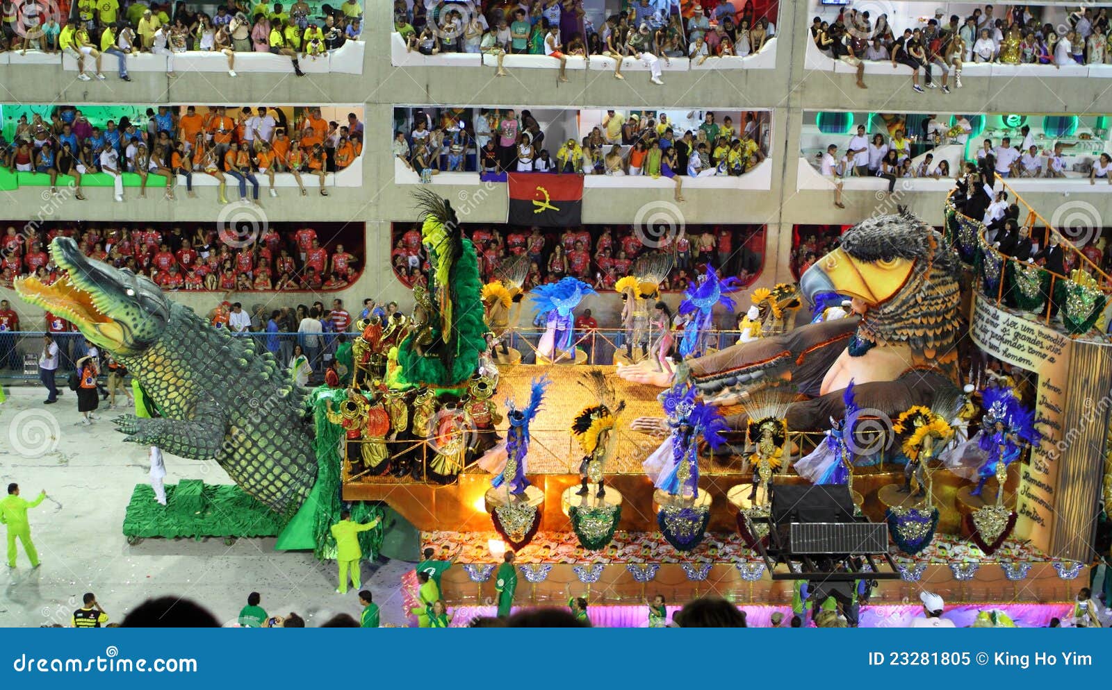 Rio Carnival editorial image. Image of parade, night - 23281805