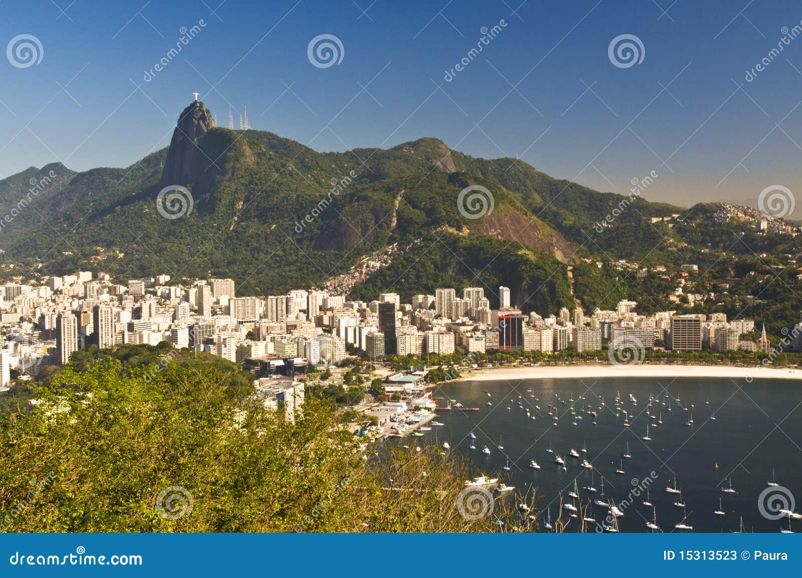 Rio de Janeiro from Above stock image. Image of morning - 15313523
