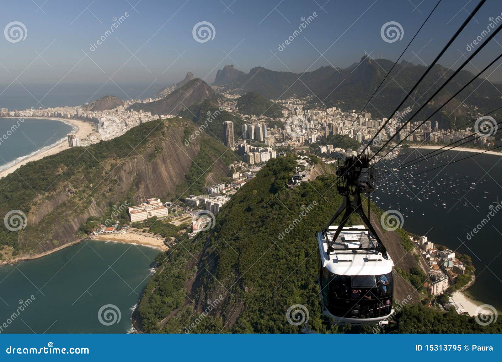 Rio de Janeiro from Above stock image. Image of point - 15313795