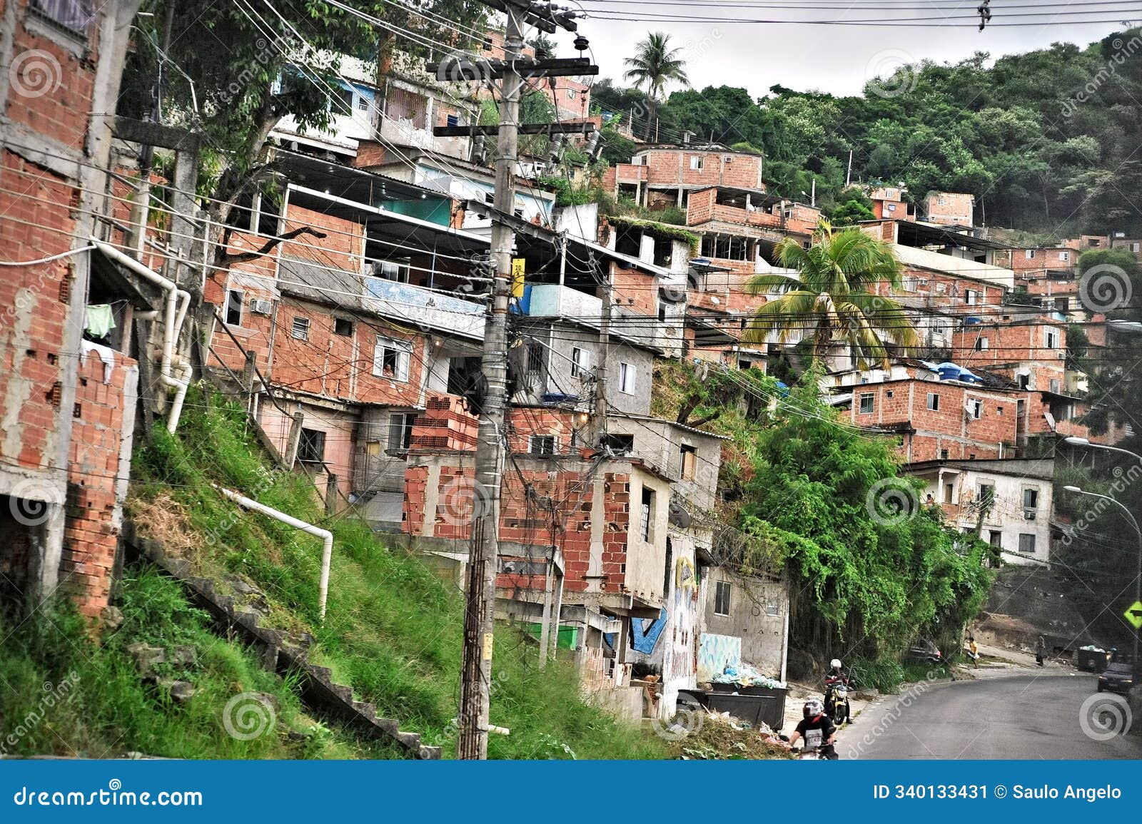 Rio De Janeiro, Brazil - 10.11.2024: Favela - in Rio De Janeiro Located ...