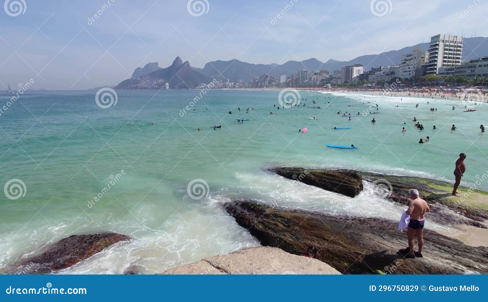 Rio De Janeiro, Brazil - November 02, 2023. Panoramic View of Arpoador ...