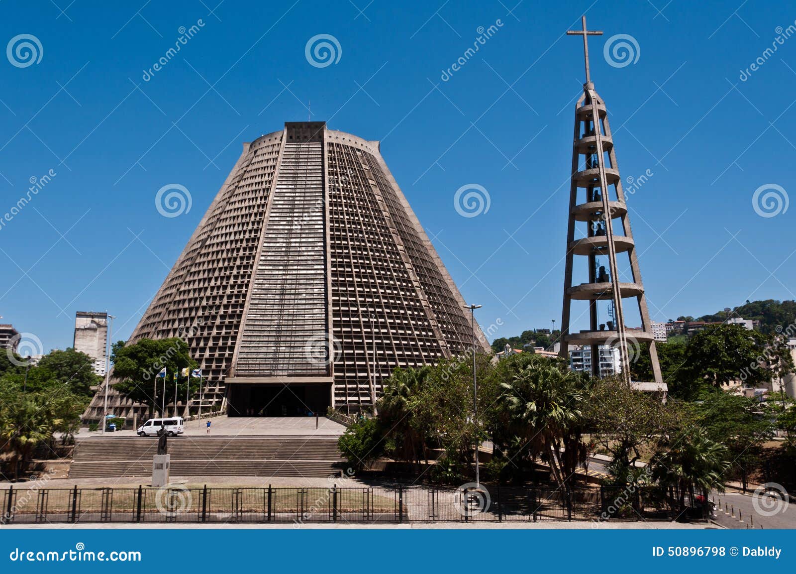 Rio de Janeiro Cathedral stock photo. Image of scenic - 50896798