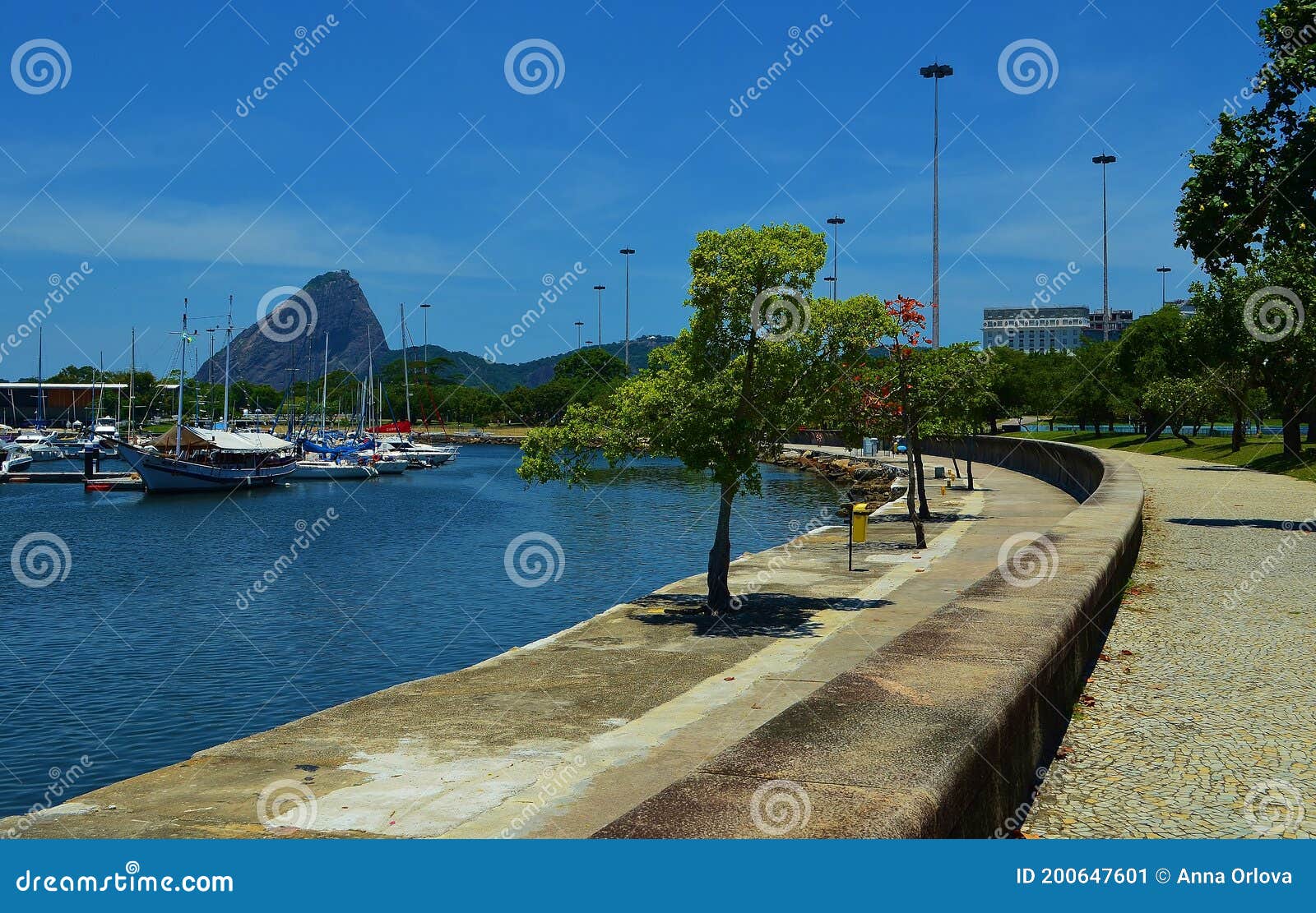 Rio De Janeiro Landscape in Brazil Stock Image - Image of city ...