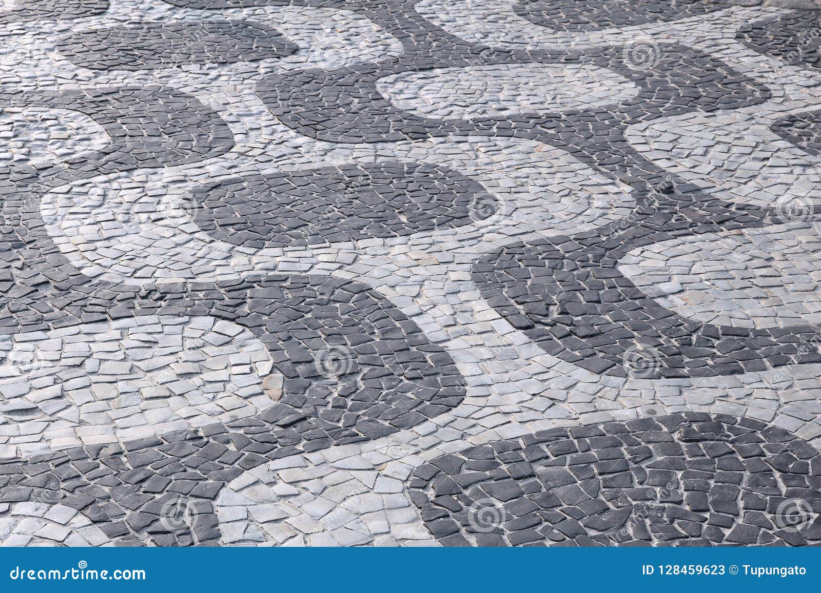 Rio De Janeiro pattern stock image. Image of sidewalk - 128459623