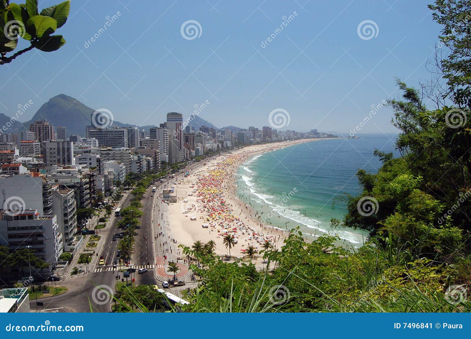 Rio de Janeiro Seashore stock image. Image of amazing - 7496841