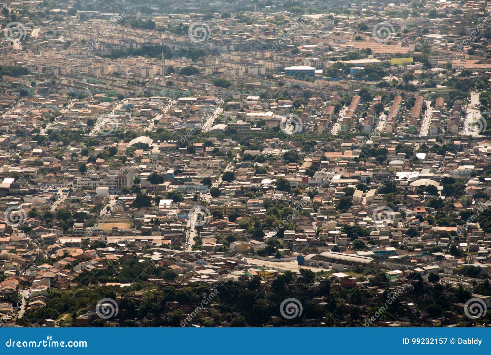 Rio De Janeiro Suburns Aerial View Imagen de archivo - Imagen de ...