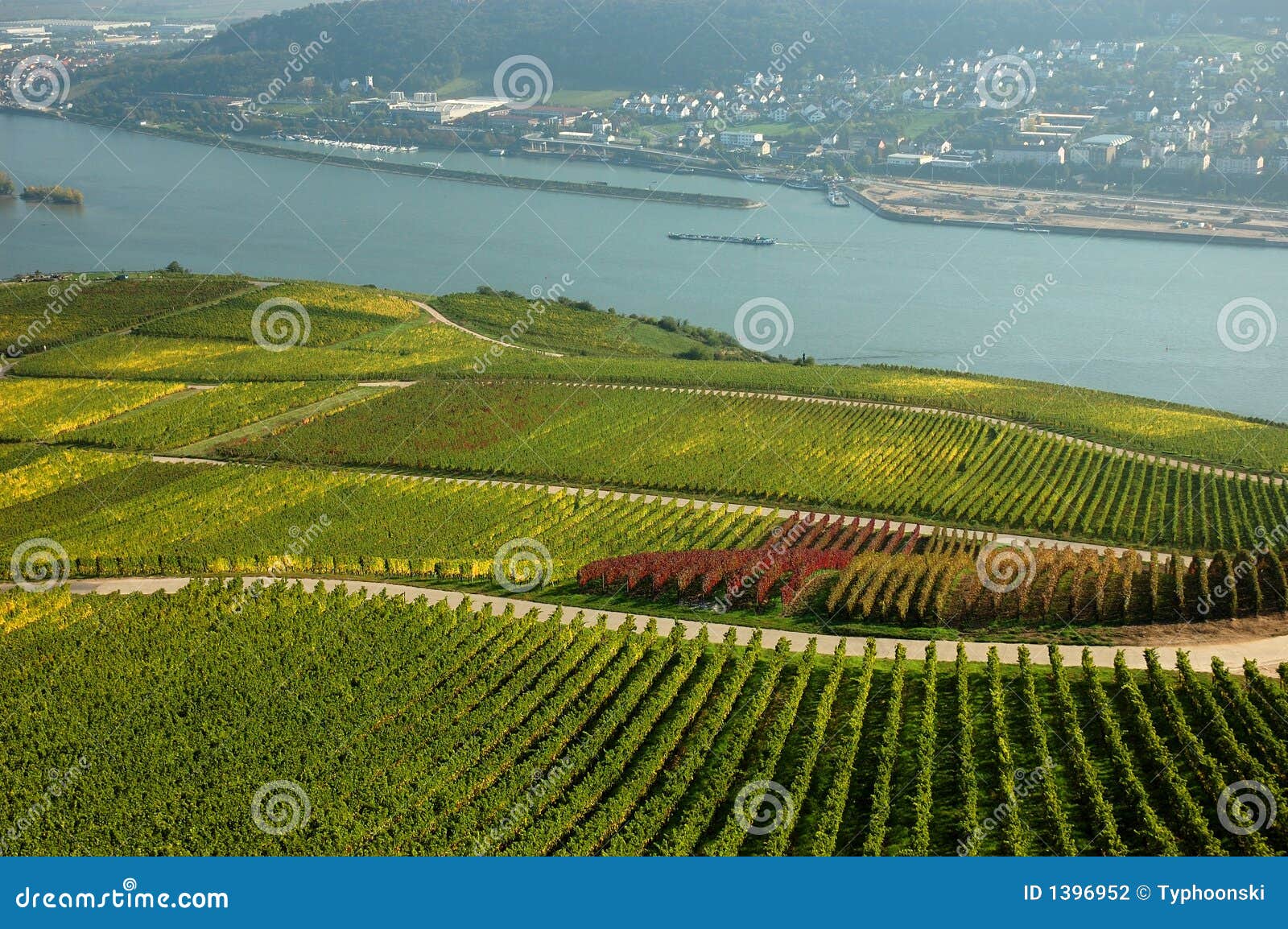 Rio de Rhine, Alemanha foto de stock. Imagem de turista - 1396952