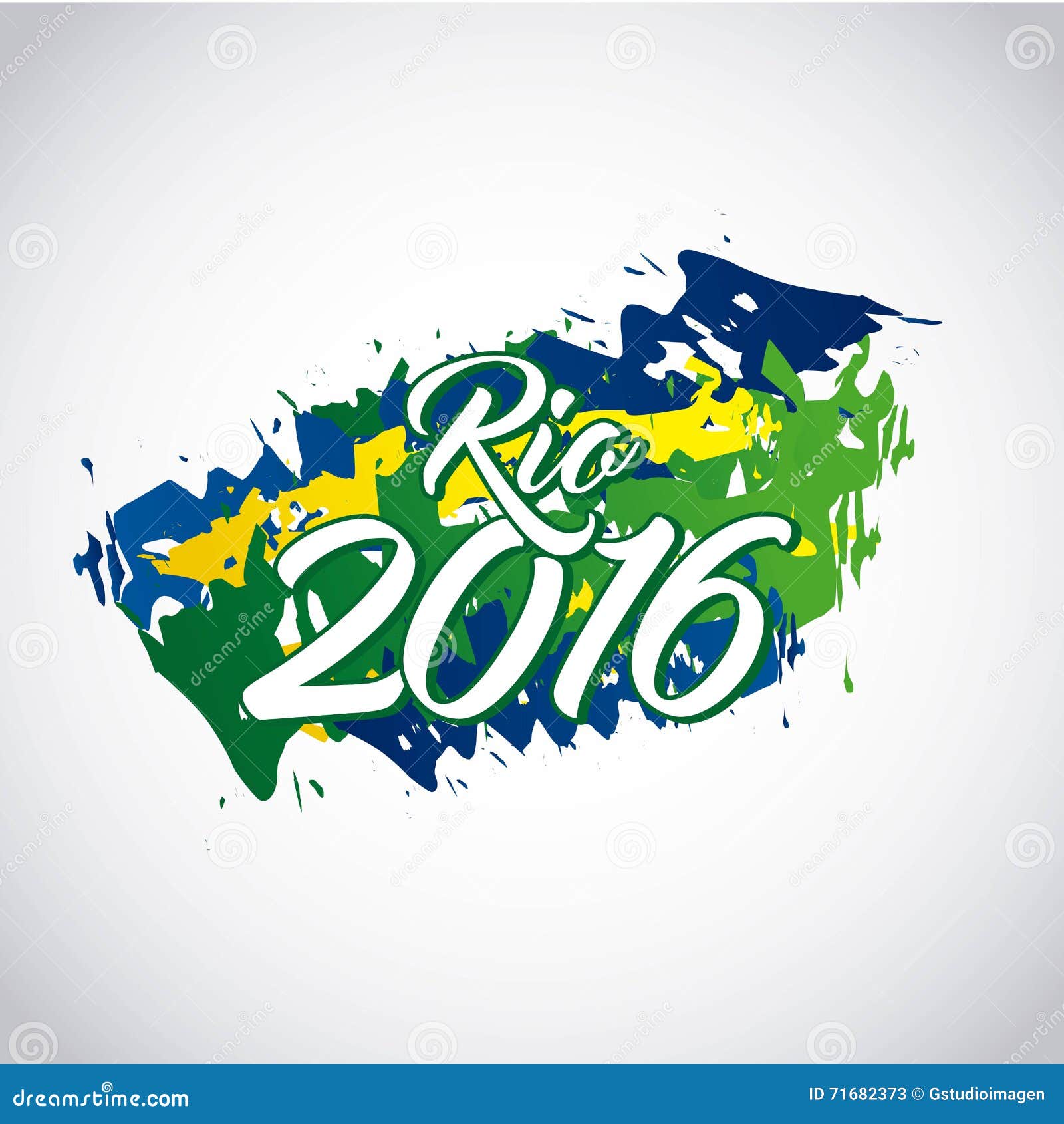 Rio 2016 design stock illustration. Illustration of sport - 71682373