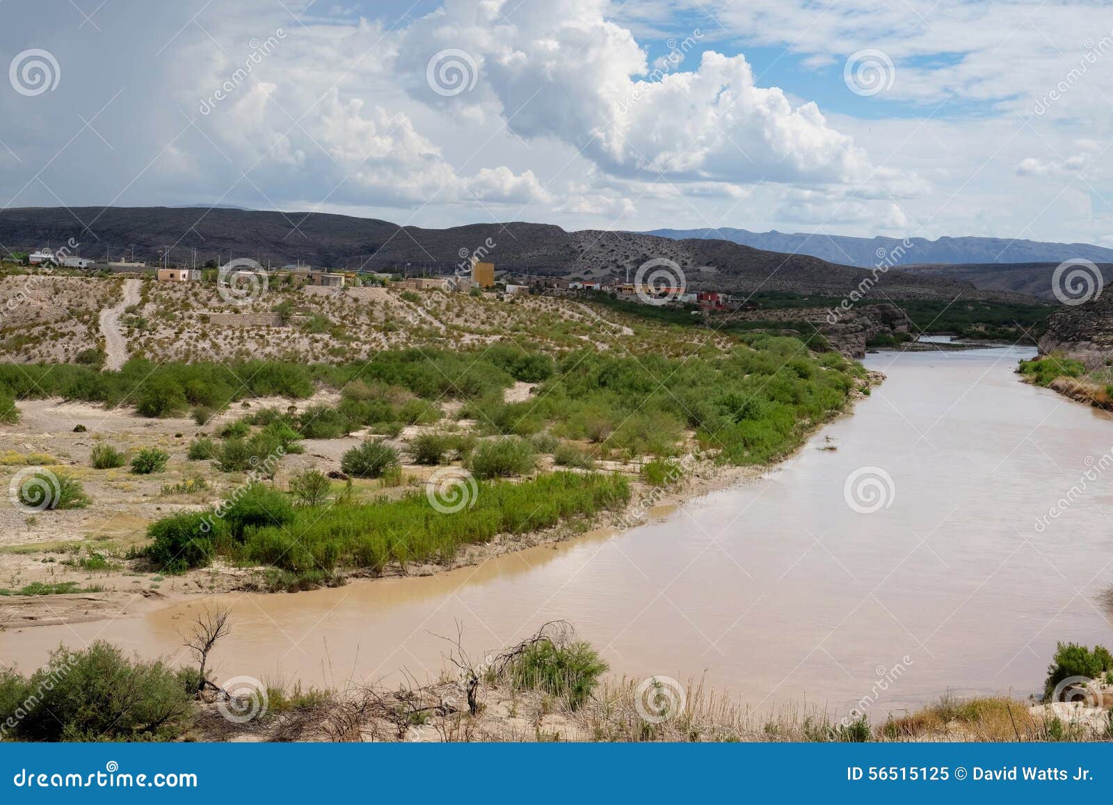 Rio Grande River stock image. Image of mexico, international - 56515125