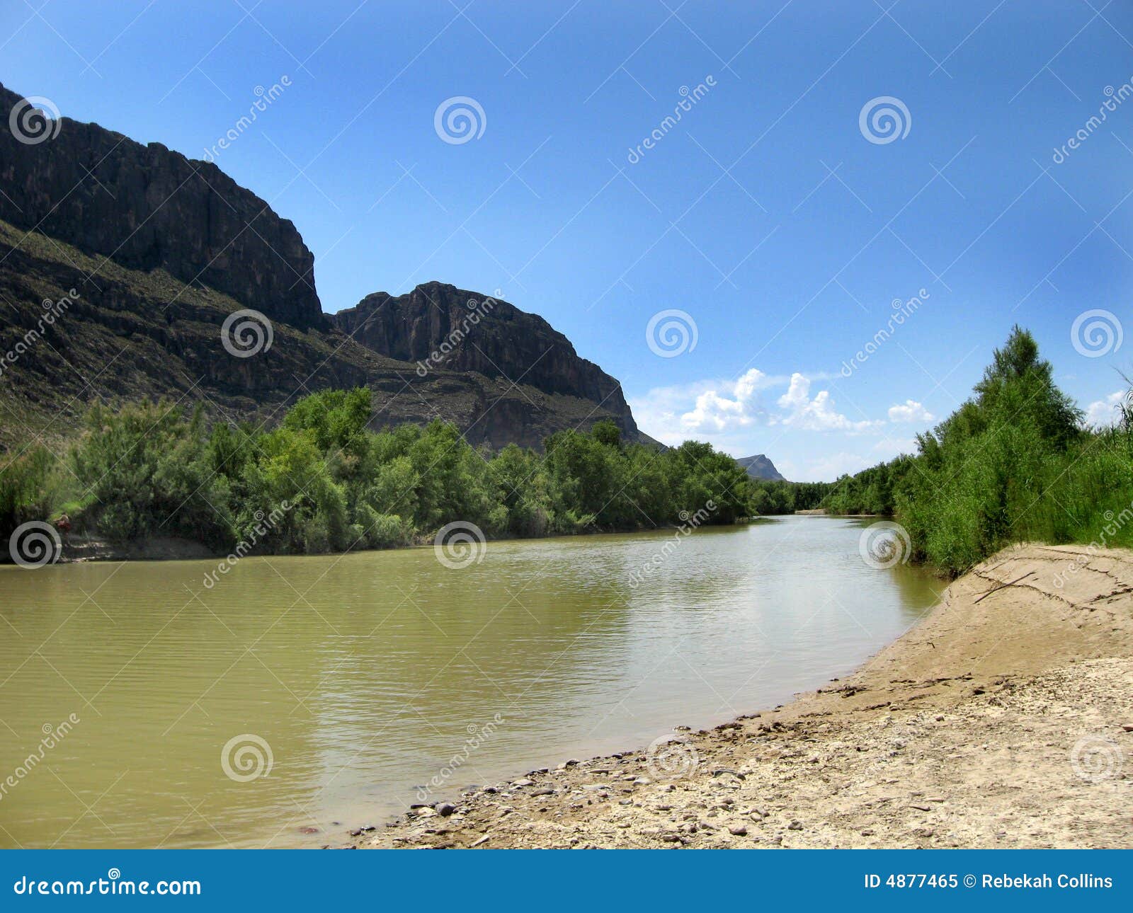 Rio Grande in Texas stock image. Image of park, santa - 4877465