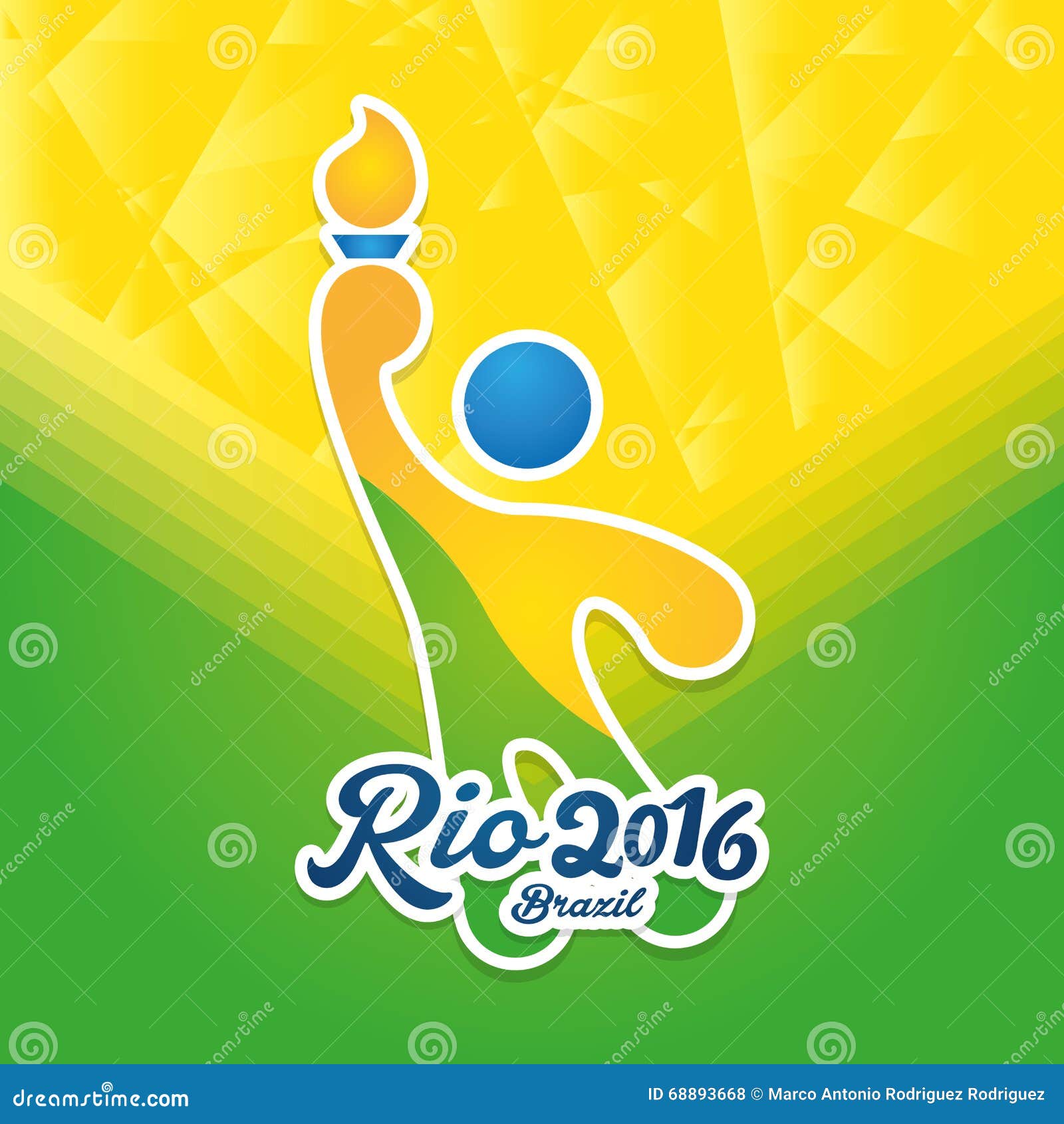 Rio 2016 editorial stock photo. Illustration of banner - 68893668