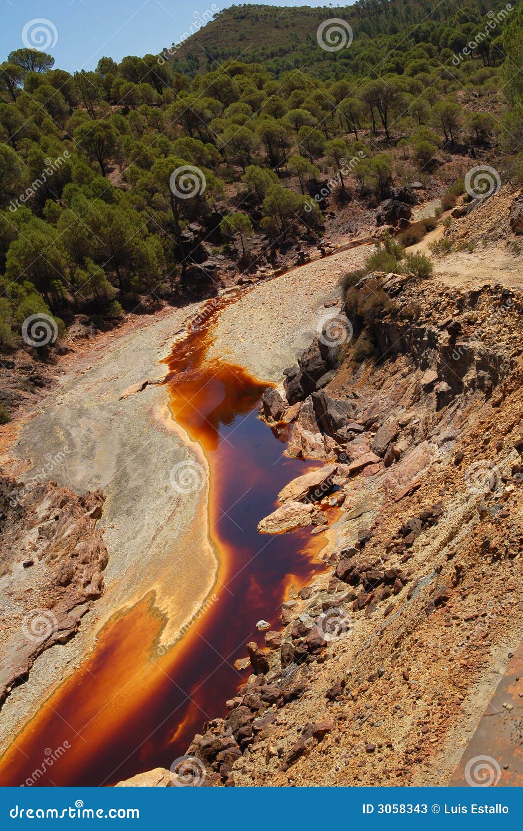 Rio Tinto 1 stock image. Image of colored, exterior, orange - 3058343