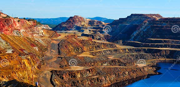 Rio Tinto mine stock image. Image of iron, travel, andalusian - 22757413