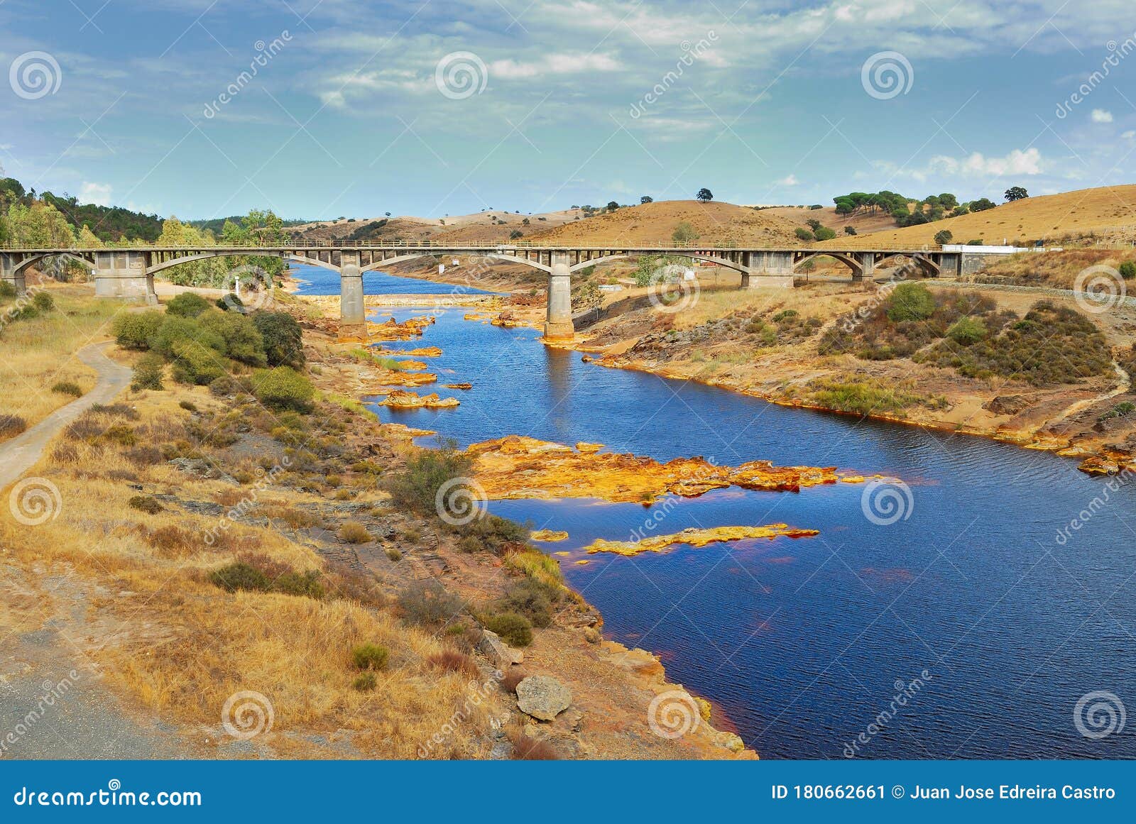 Rio Tinto, red river stock image. Image of mars, river - 180662661