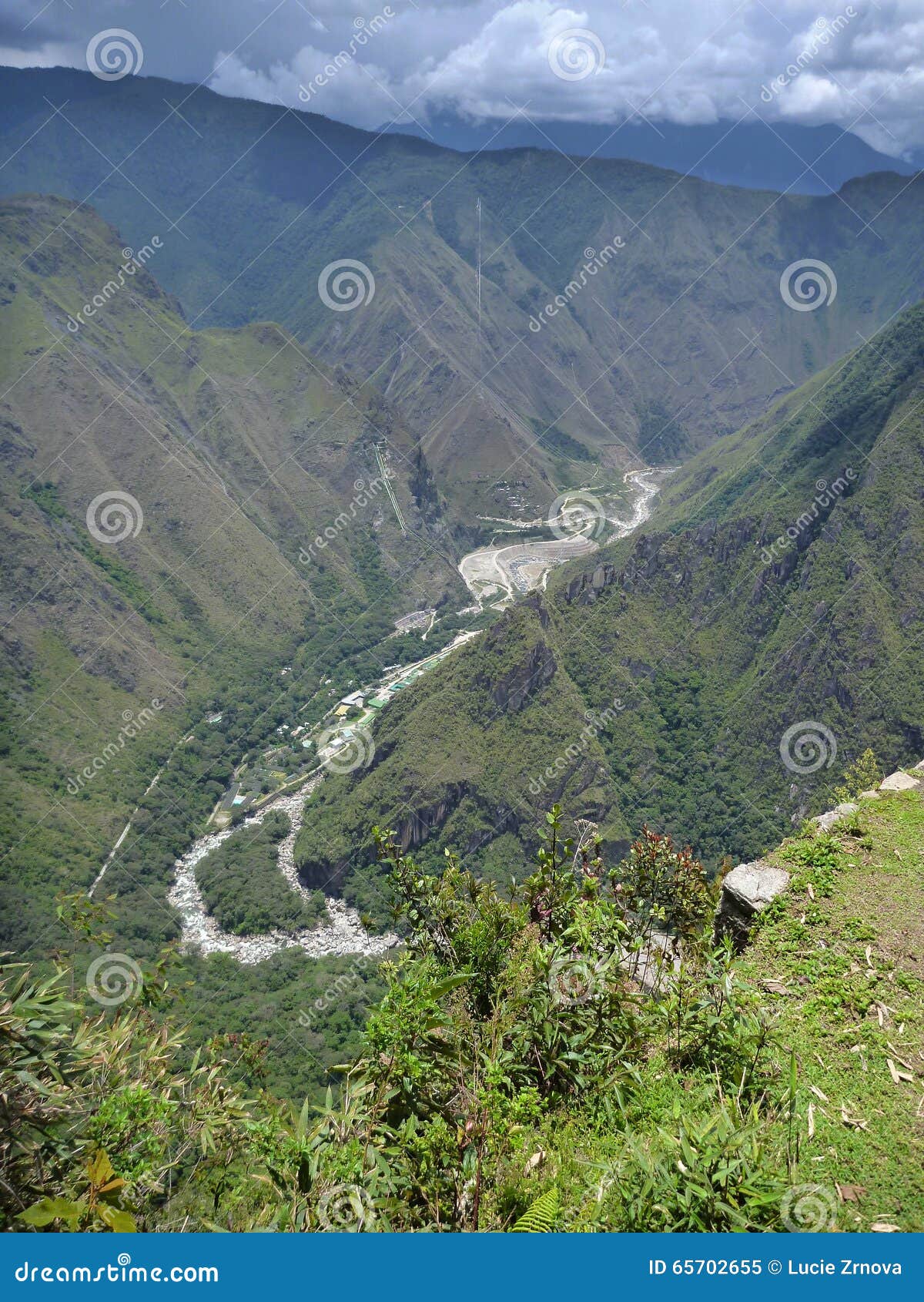 Rio Urubamba Valley at Machu Picchu Stock Image - Image of culture ...