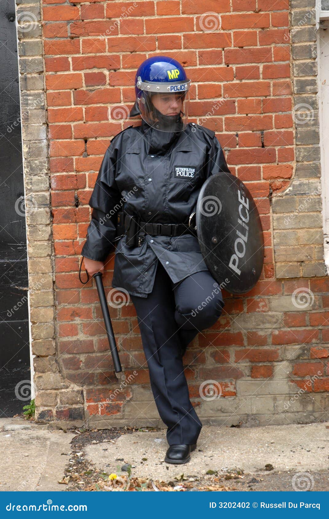Riot Cop stock photo. Image of theft, crime, protection - 3202402