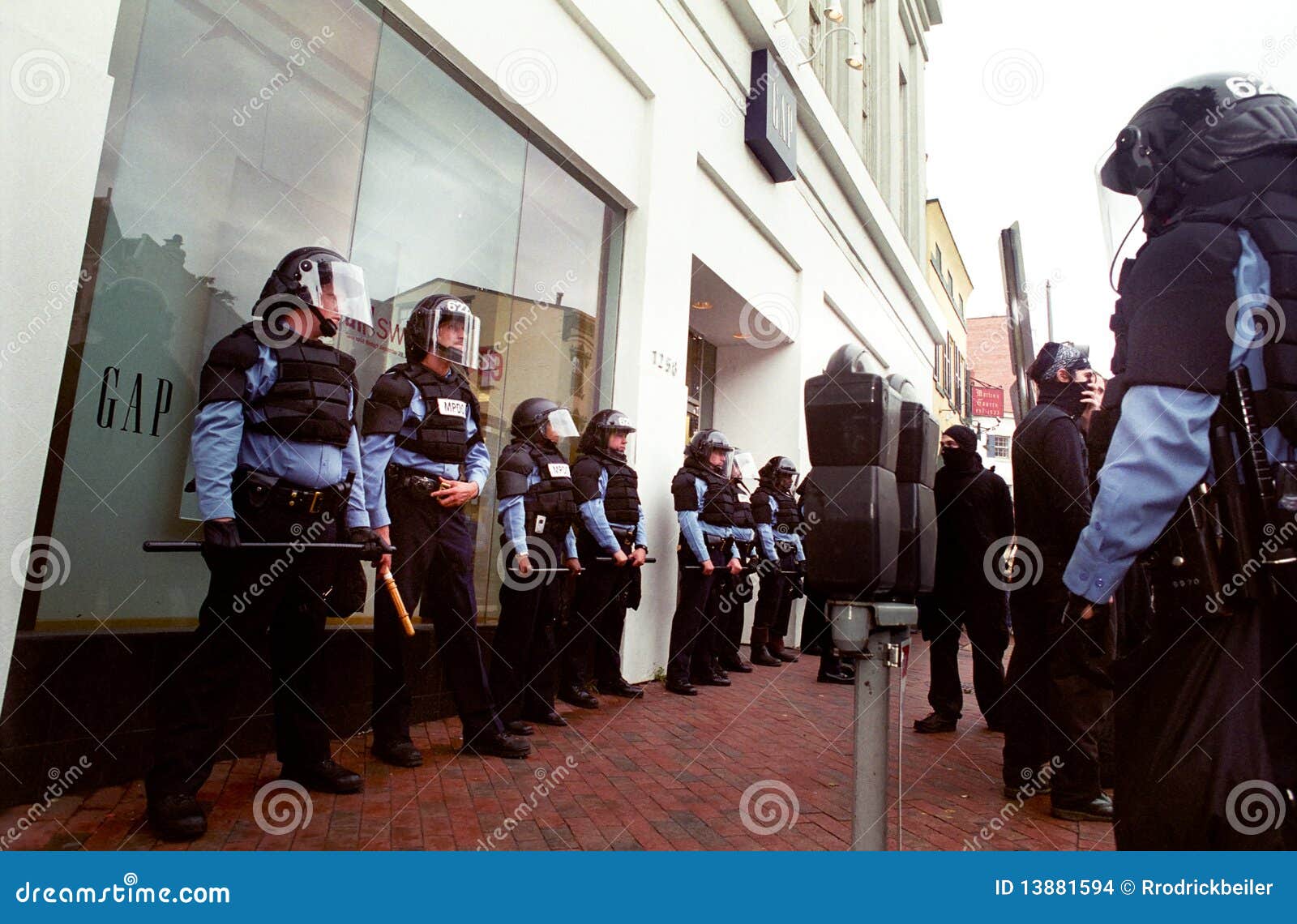 Riot Police editorial stock image. Image of person, bulletproof - 13881594