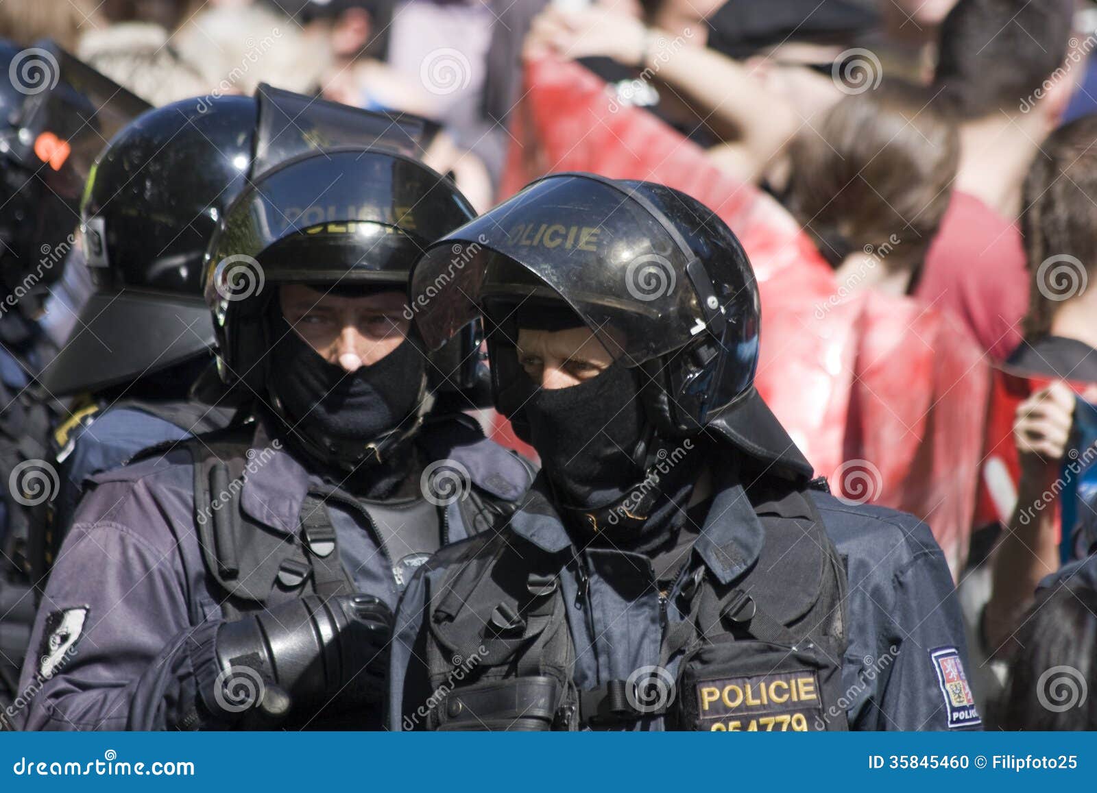 Riot police editorial image. Image of armor, power, baton - 35845460