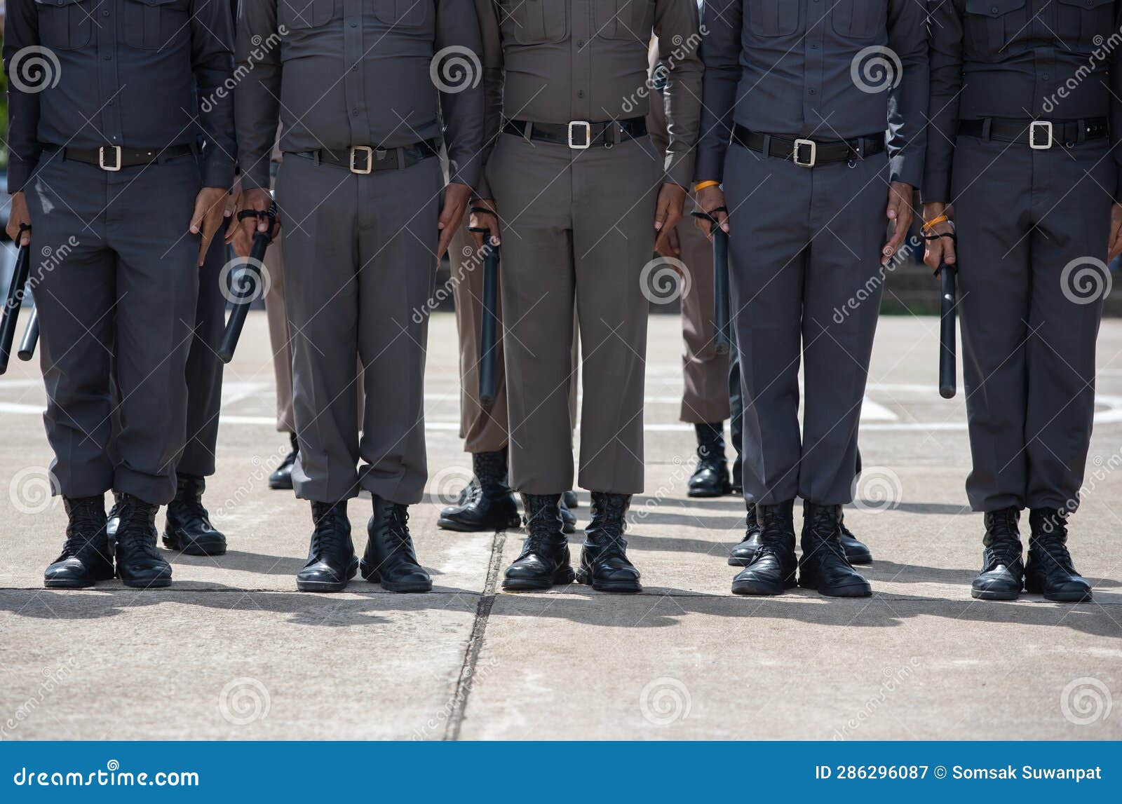 Riot Police Control the Crowd Stock Image - Image of block, enforcement ...