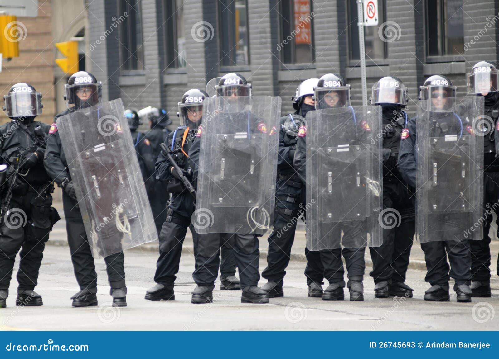 Riot police officers. editorial stock photo. Image of news - 26745693