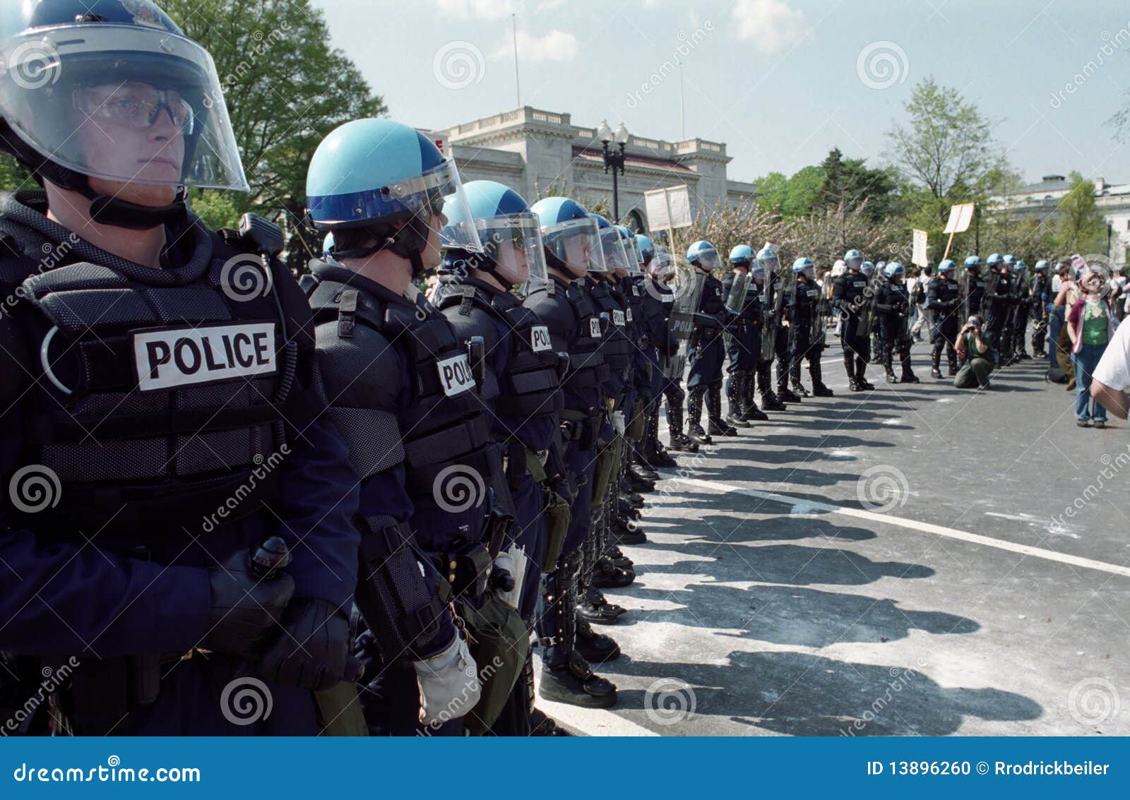 Riot Police at Protest editorial image. Image of international - 13896260