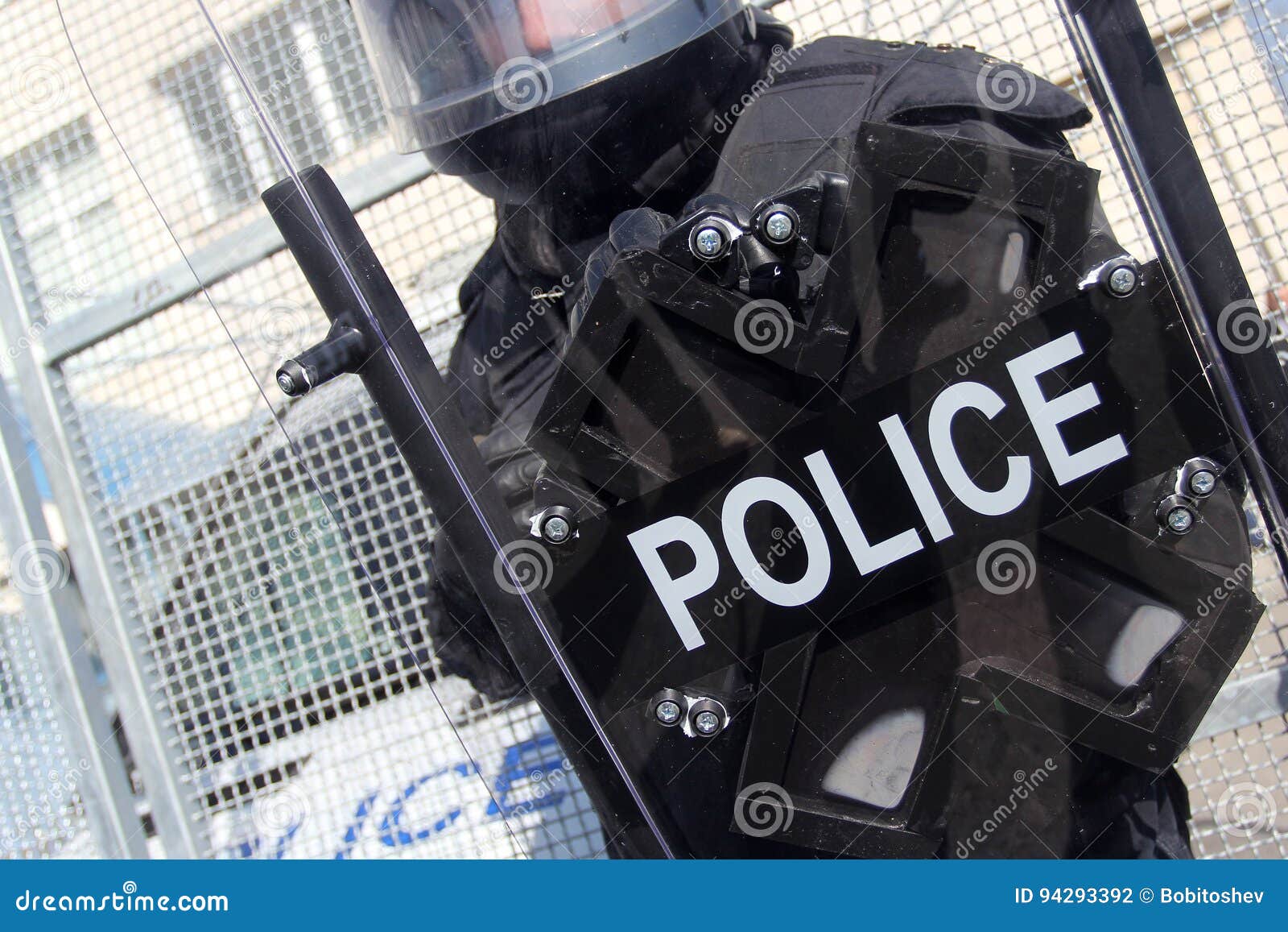 Riot Police stock photo. Image of defensive, guard, armed - 94293392