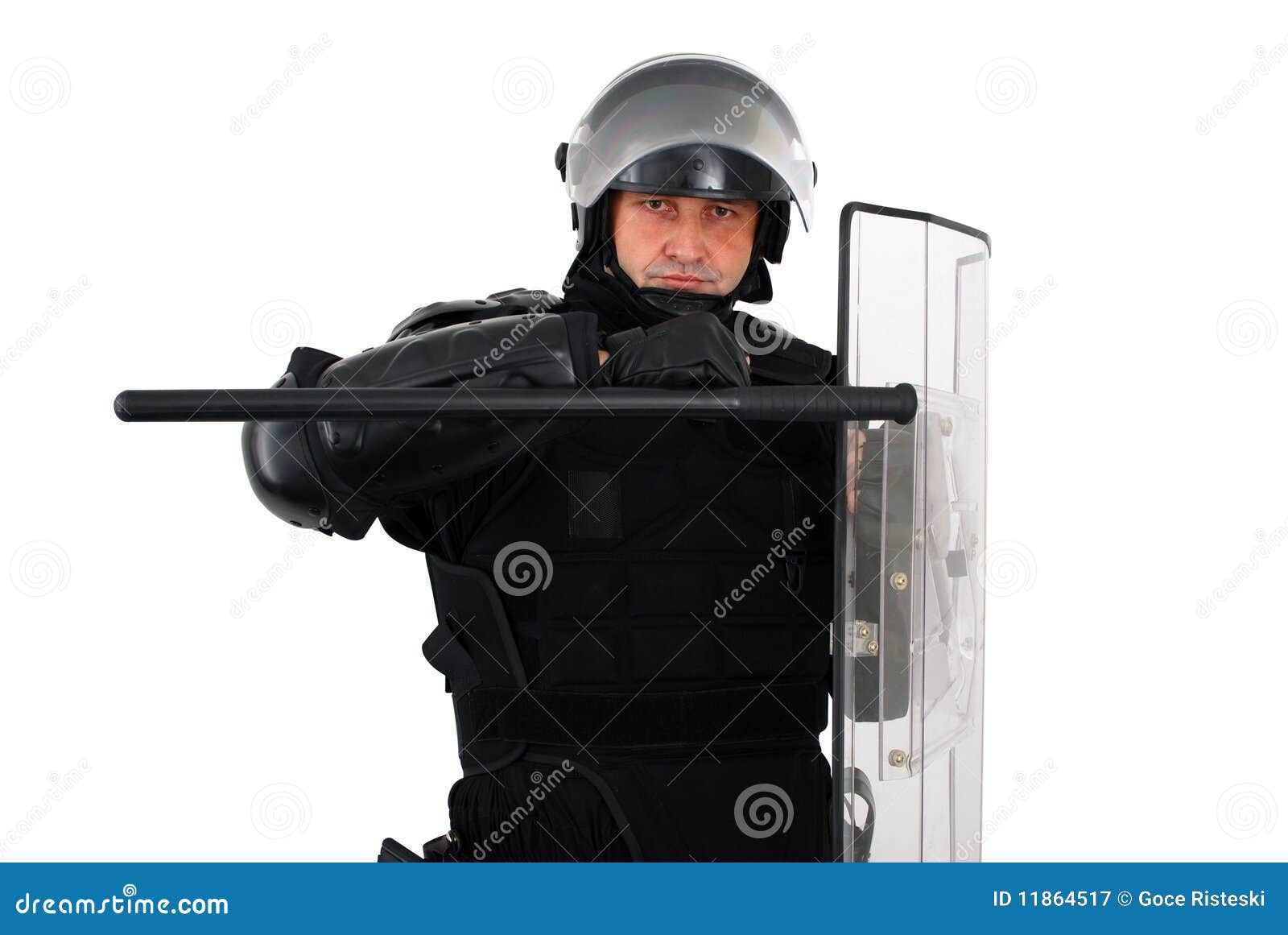 Riot policeman stock image. Image of bulletproof, safety - 11864517