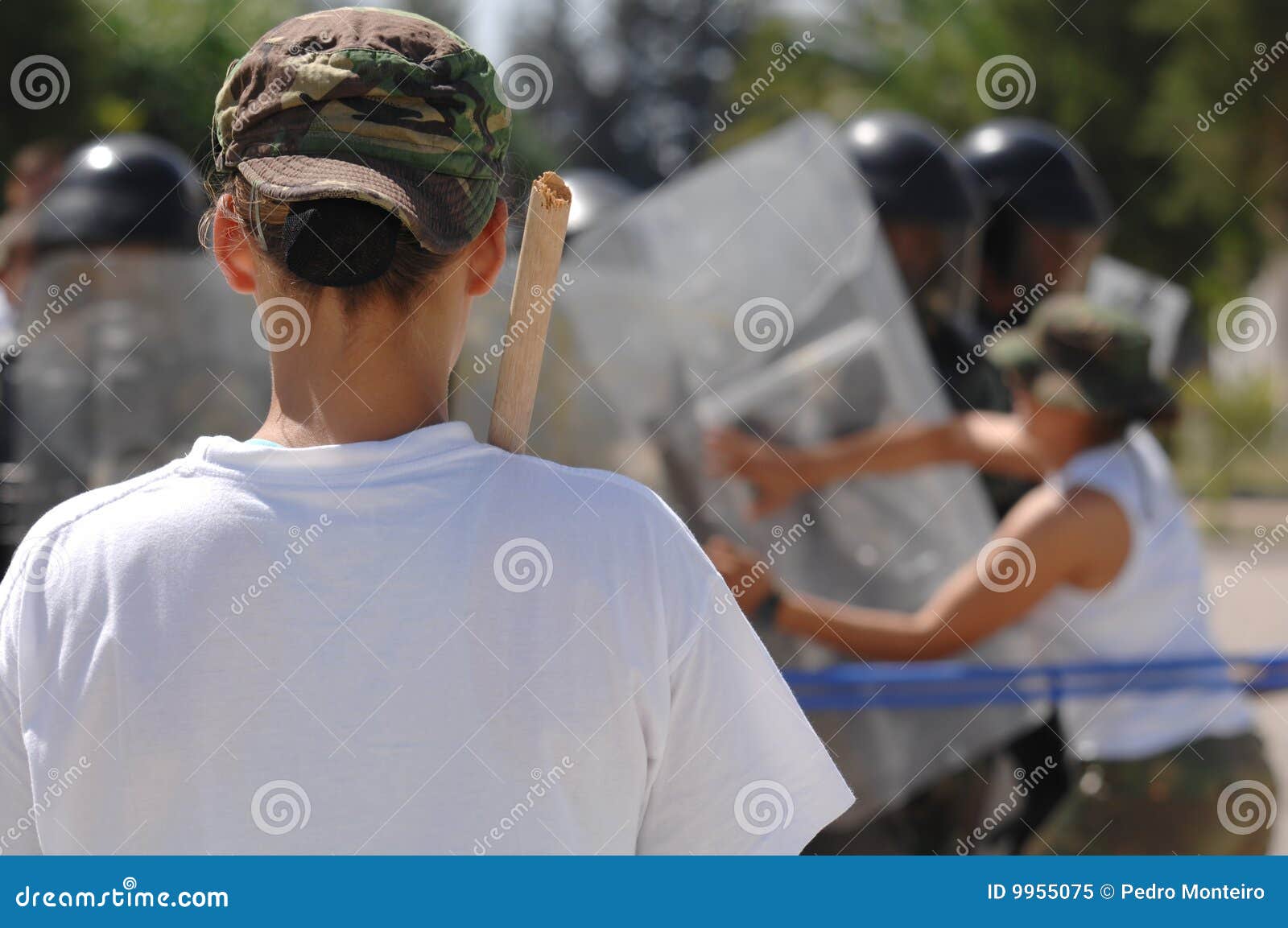 Rioters - Training for Civil Disturbance Stock Image - Image of helmet ...
