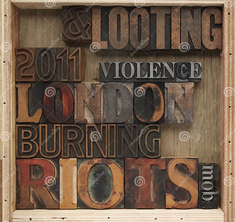 Riots, looting words stock photo. Image of words, burning - 21464526