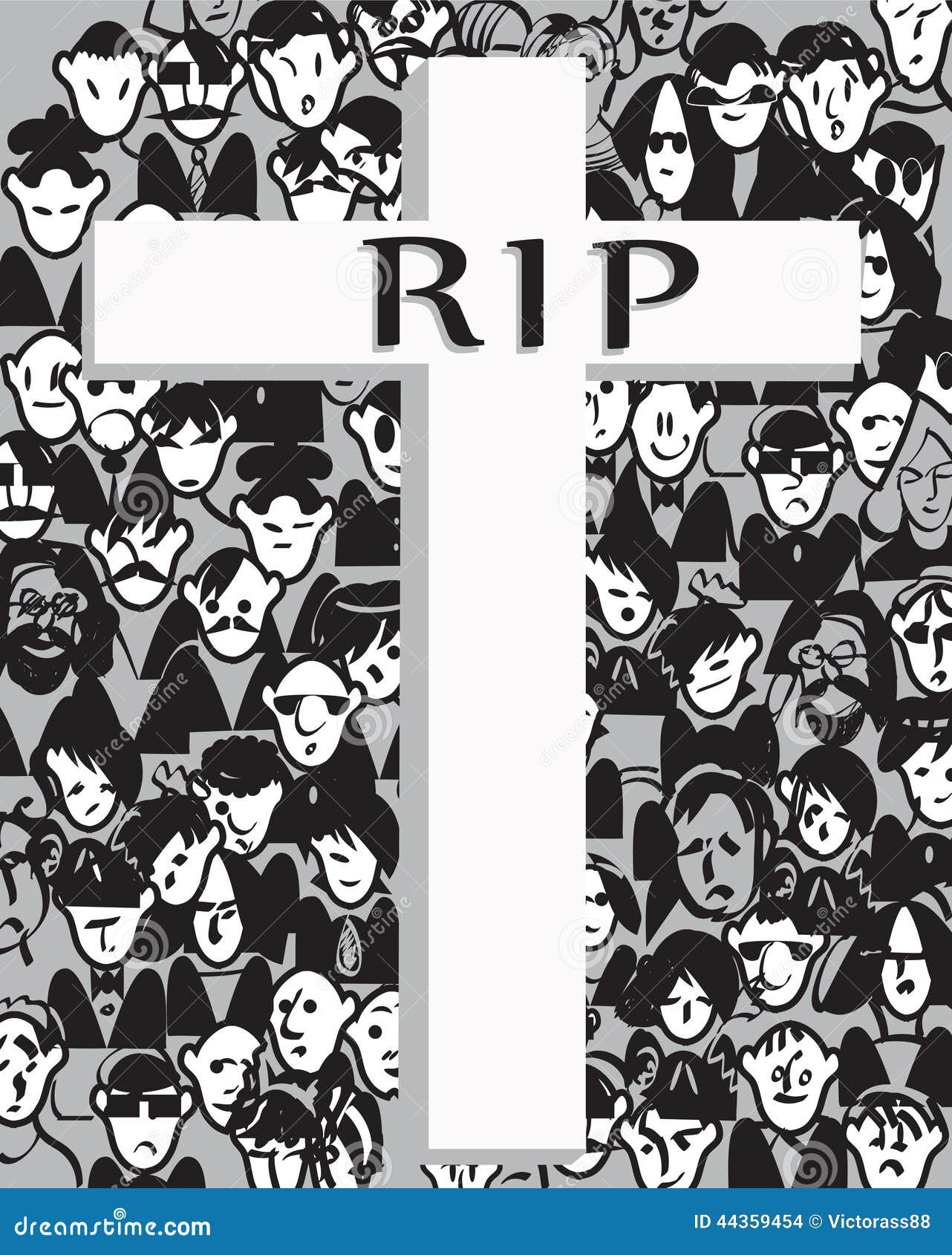 RIP vektor abbildung. Illustration von bild, grab, speicher - 44359454