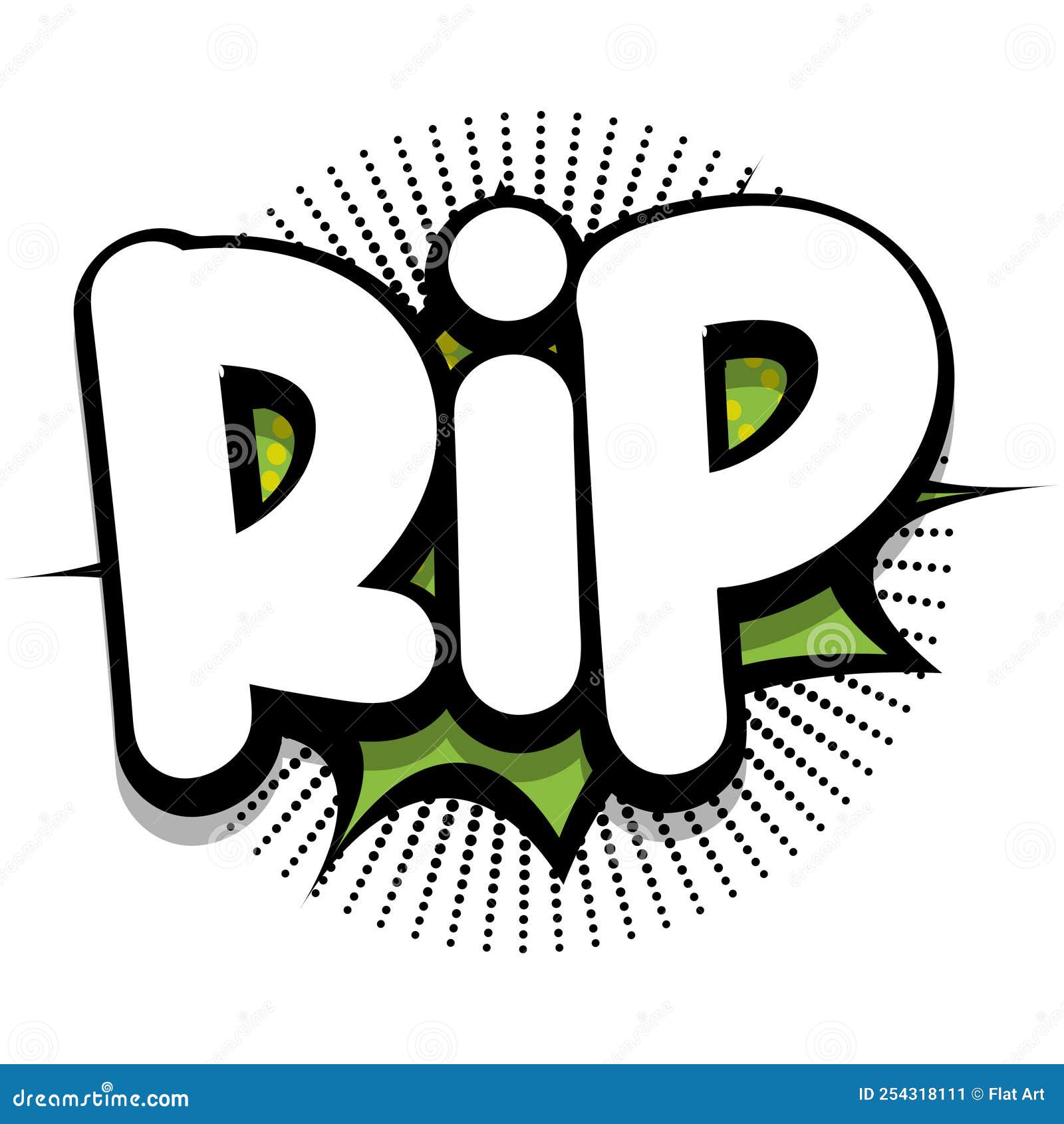 Rip Comic Book Explosion Bubble Vector Illustration Stock Vector ...