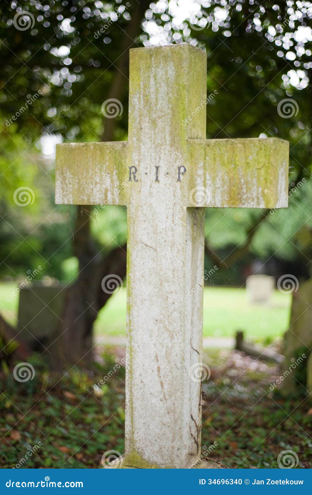 RIP on grave stock photo. Image of serene, spiritual - 34696340