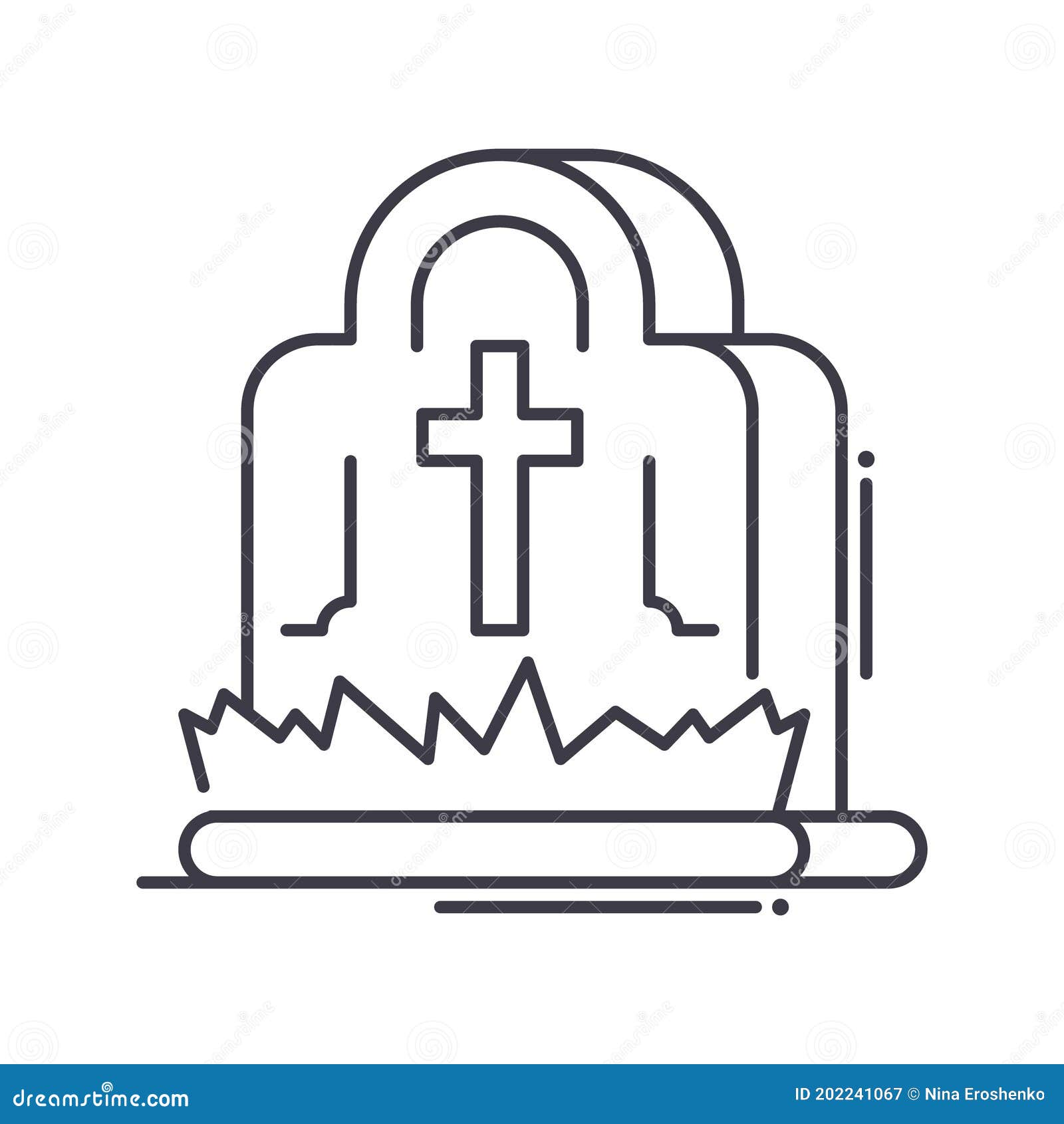 Rip Icon, Linear Isolated Illustration, Thin Line Vector, Web Design ...