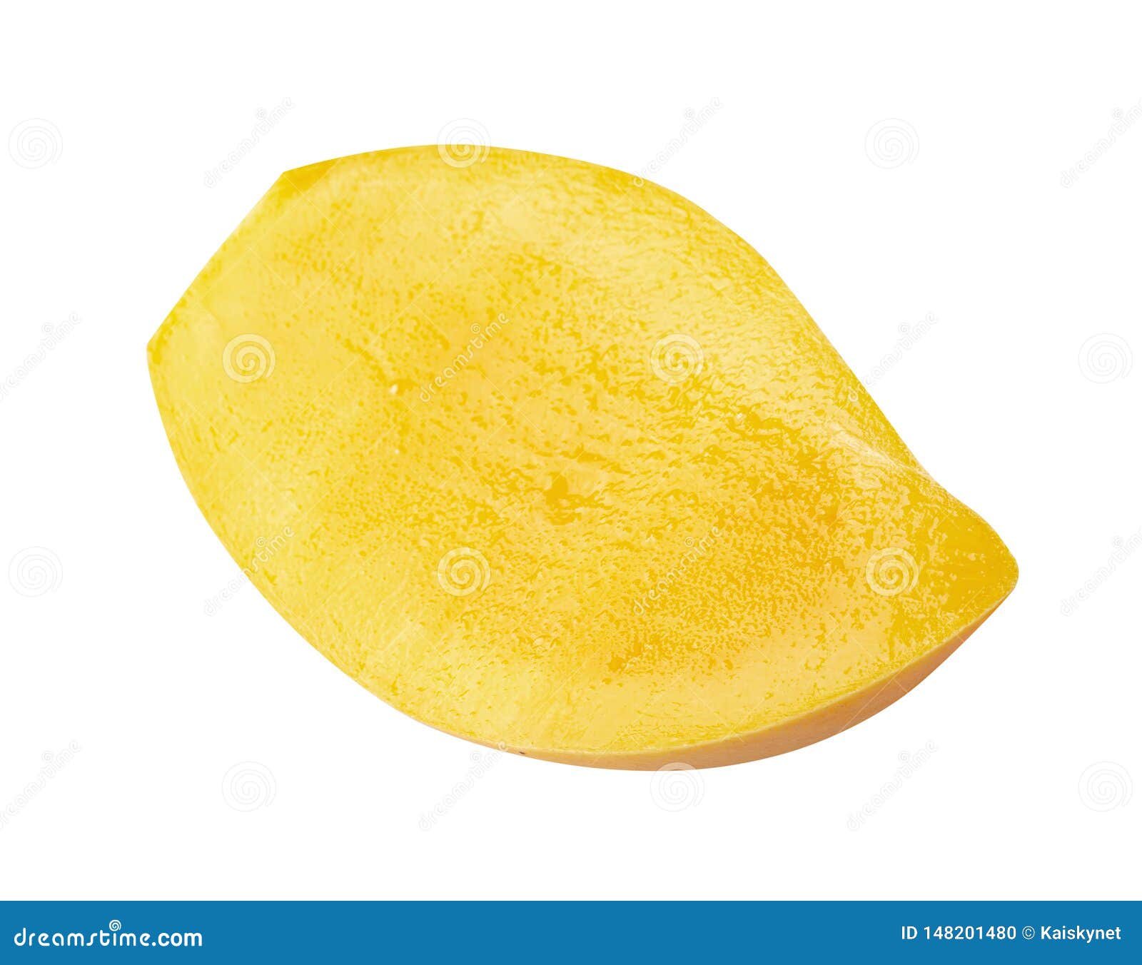 Rip Mango Slices Isolated on White Background Stock Photo - Image of ...