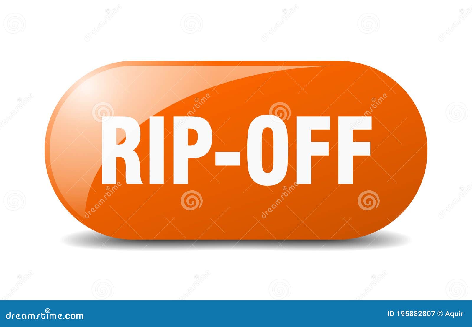 Rip-off Button. Rip-off Sign. Key. Push Button Stock Vector ...