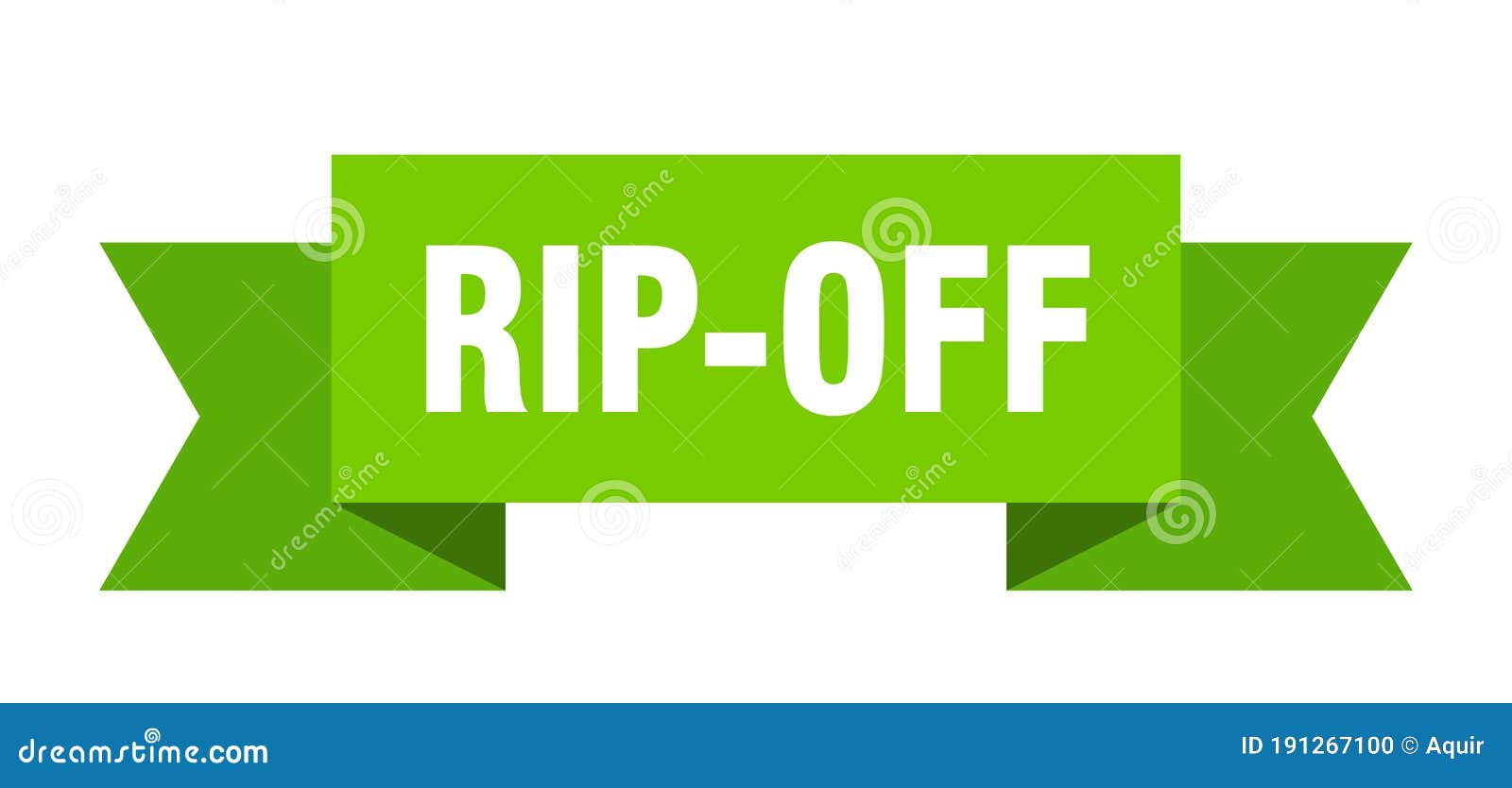 Rip-off ribbon. stock vector. Illustration of design - 191267100
