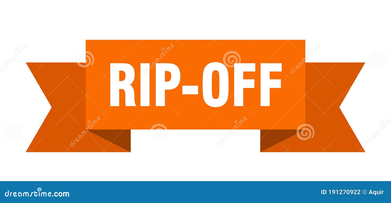 Rip-off ribbon. stock vector. Illustration of peeler - 191270922