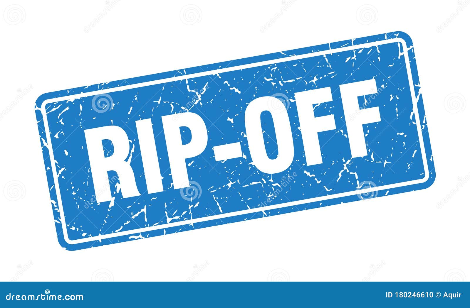 Rip-off Sign. Rip-off Grunge Stamp Stock Vector - Illustration of sign ...