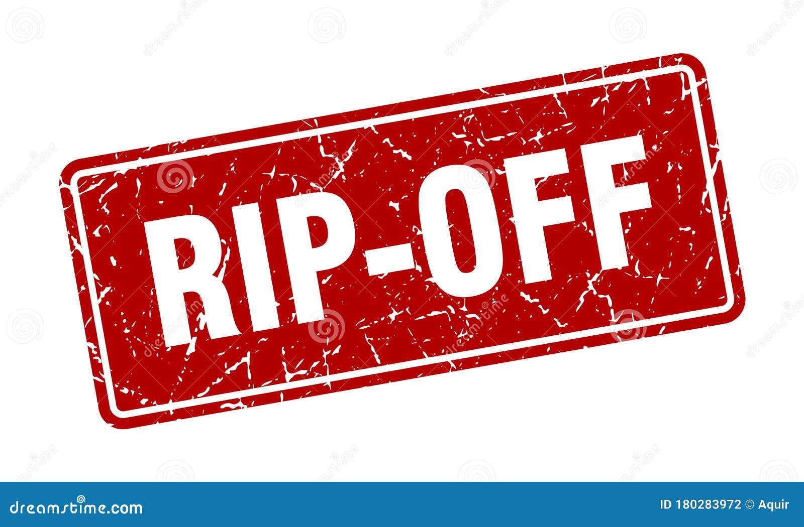 Rip-off Sign. Rip-off Grunge Stamp Stock Vector - Illustration of ...