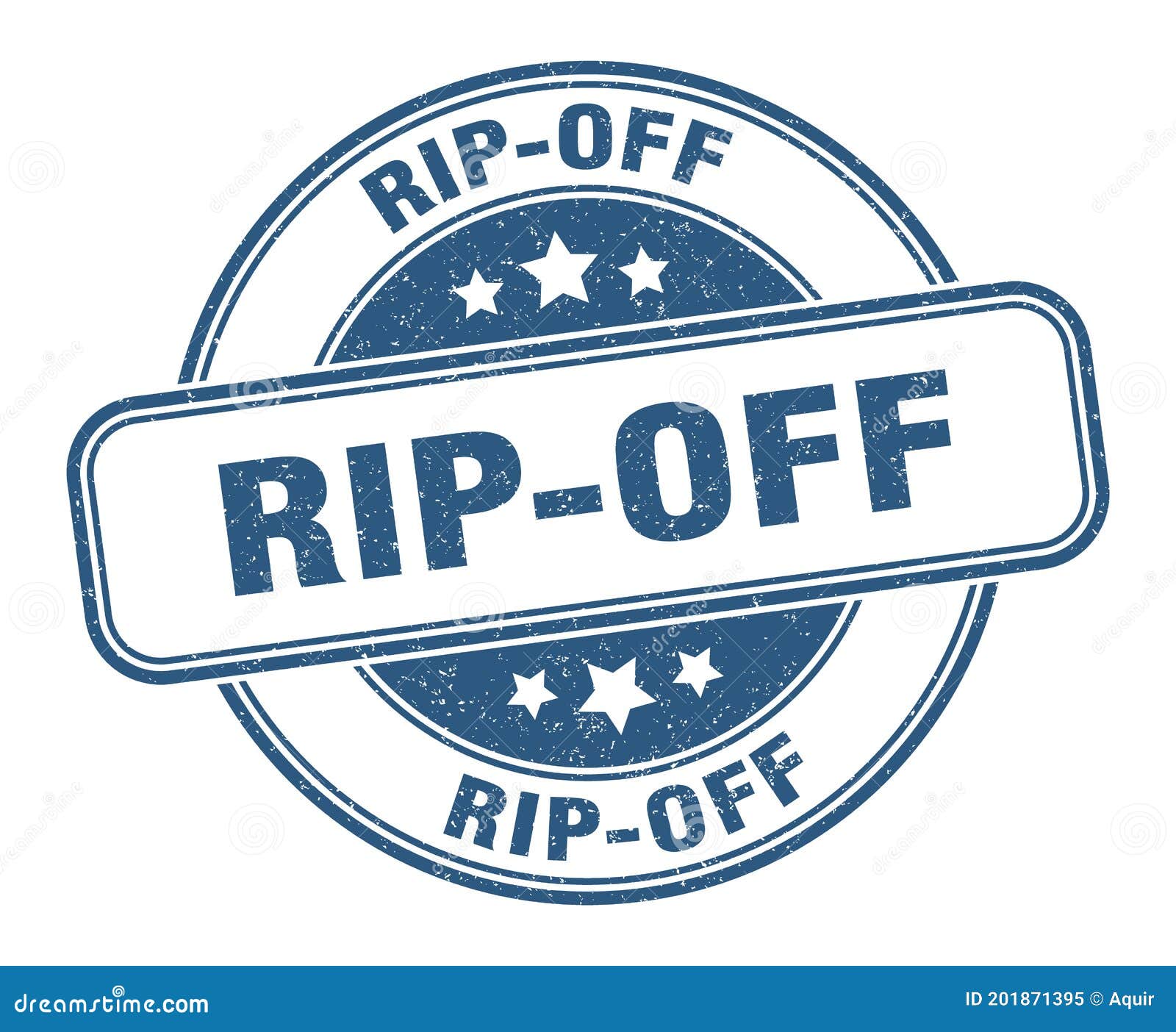 Rip-off Stamp. Rip-off Round Grunge Sign Stock Vector - Illustration of ...