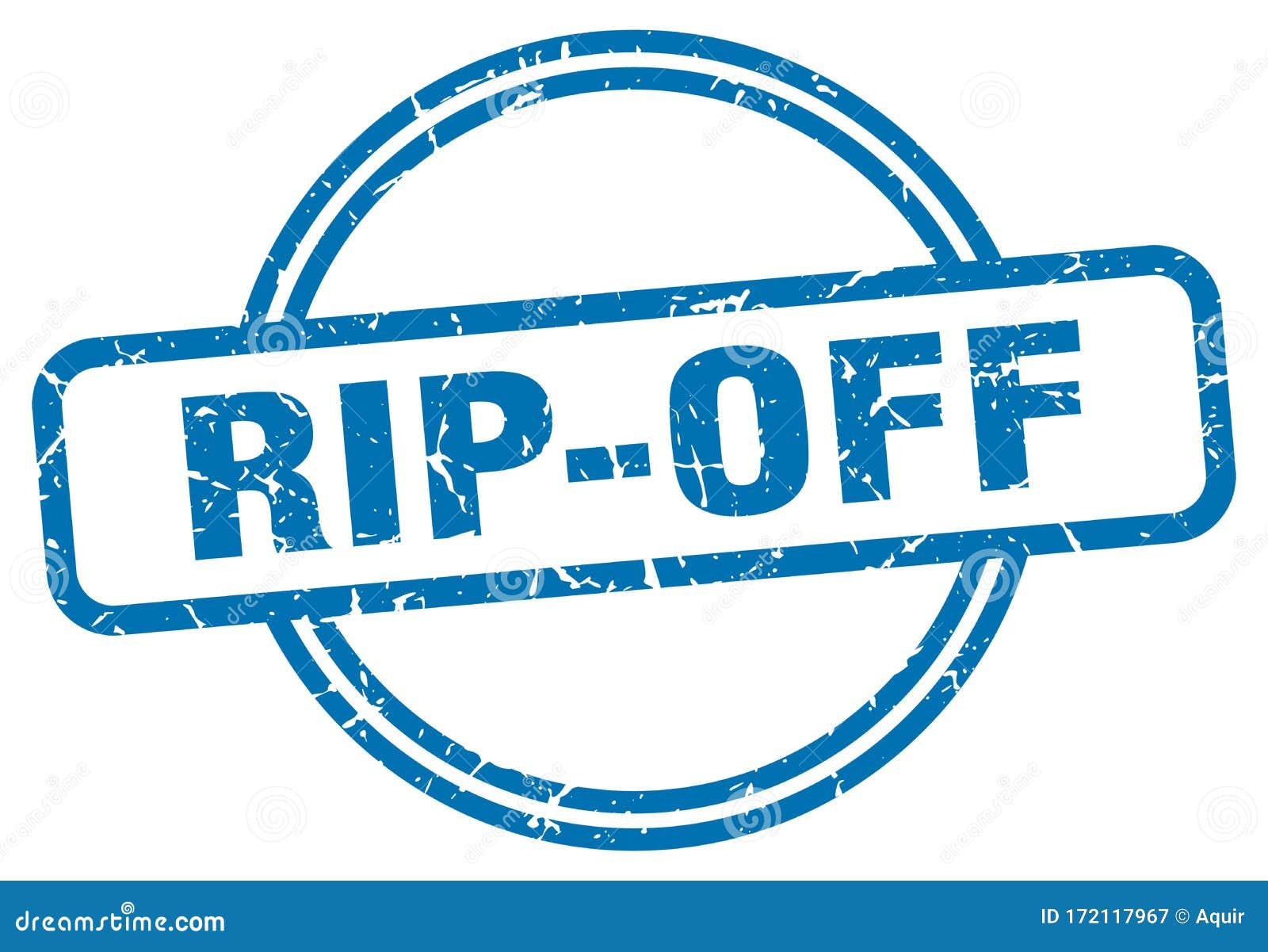 Rip-off Stamp. Rip-off Round Grunge Sign Stock Vector - Illustration of ...