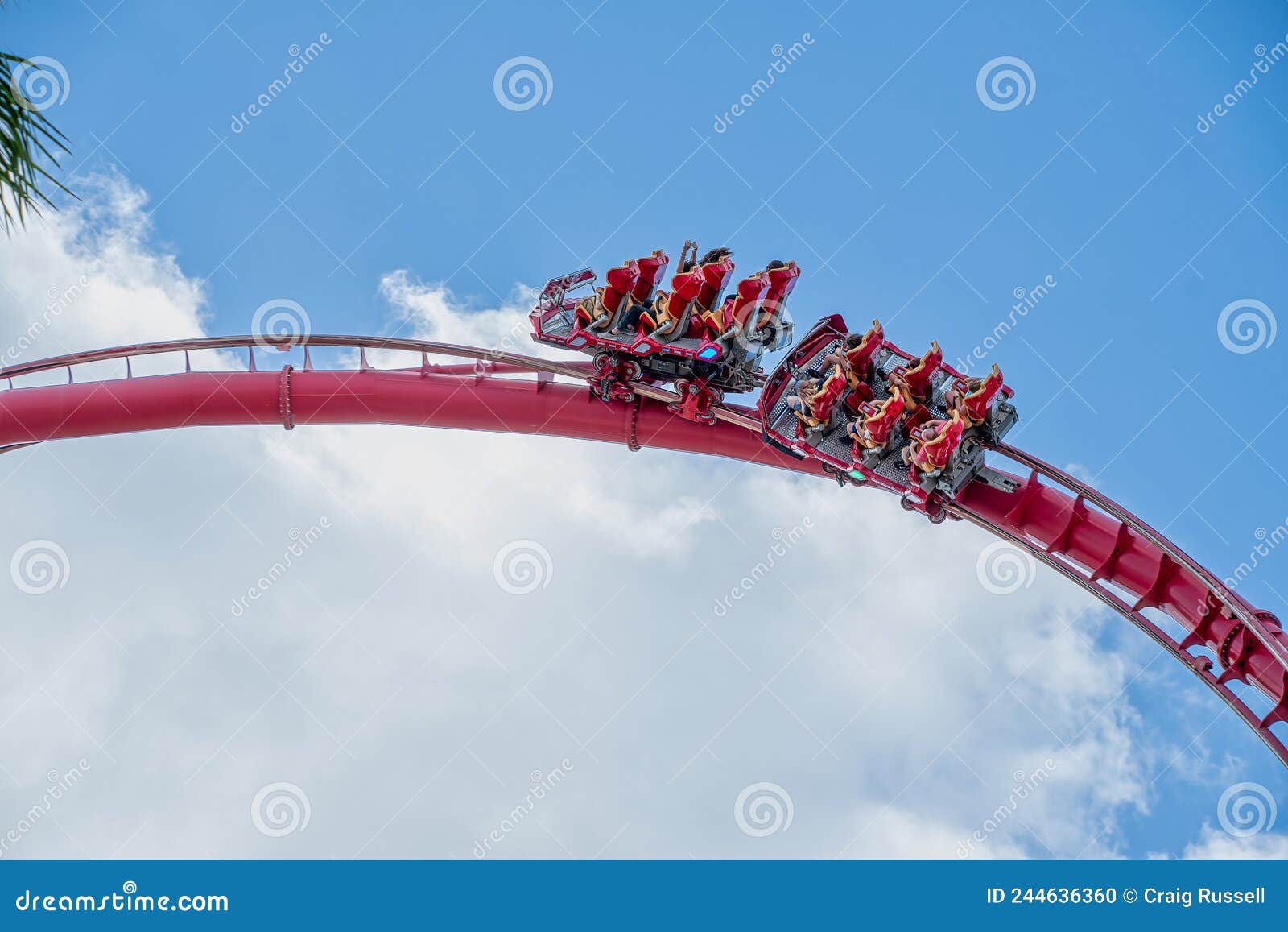 Rip Ride Rocket Rollercoaster at Universal Studios Florida Editorial ...