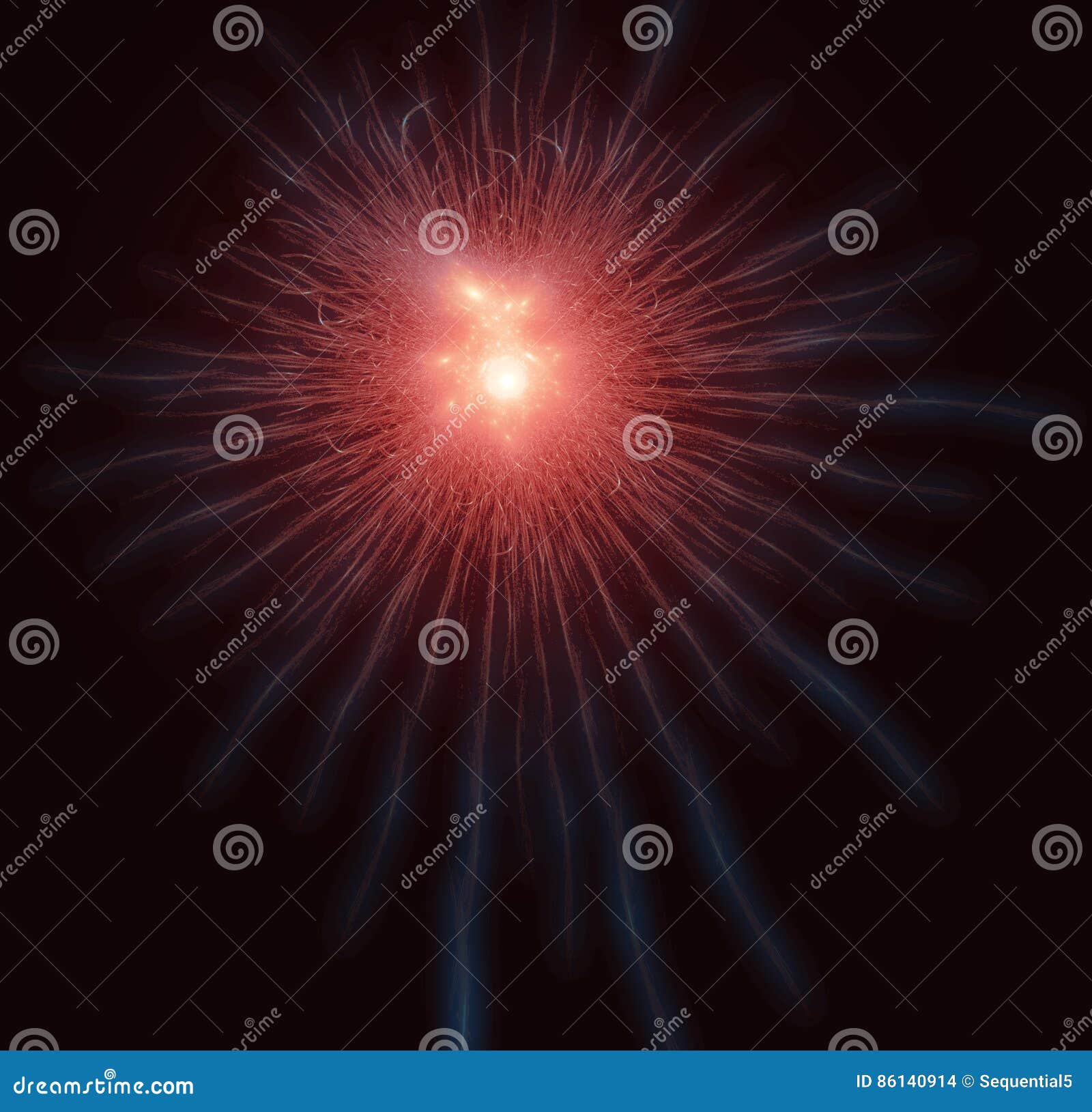 A rip in spacetime stock illustration. Illustration of digital - 86140914