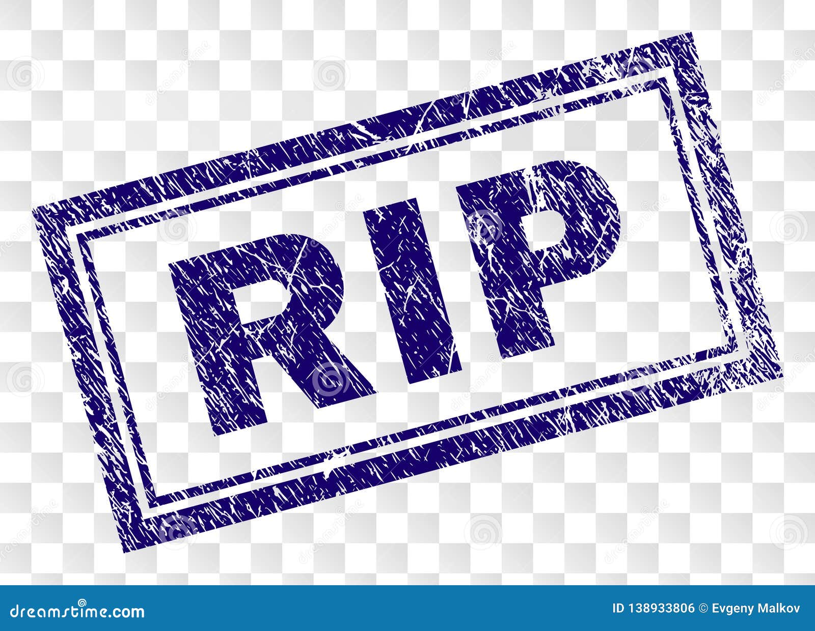 Grunge RIP Rectangle Stamp stock vector. Illustration of gravestone ...