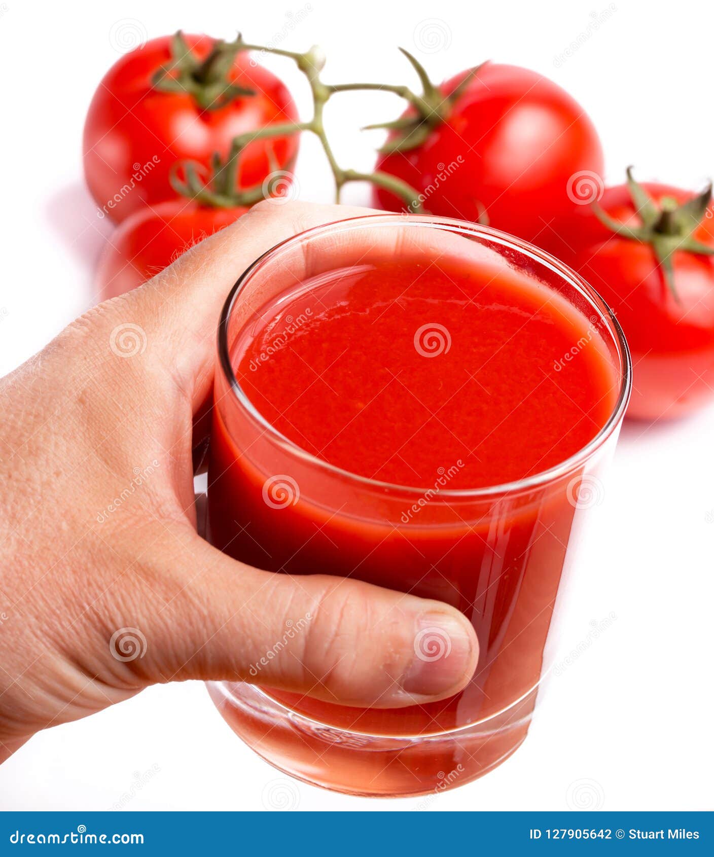 Rip Tomato Juice Shows Refreshments Thirsty and Refresh Stock Photo ...