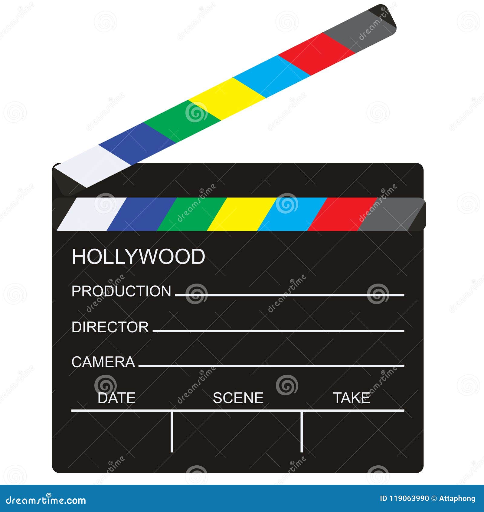 Ripa Vazia Do Diretor No Vetor Transparente Do Fundo Ilustração do ...