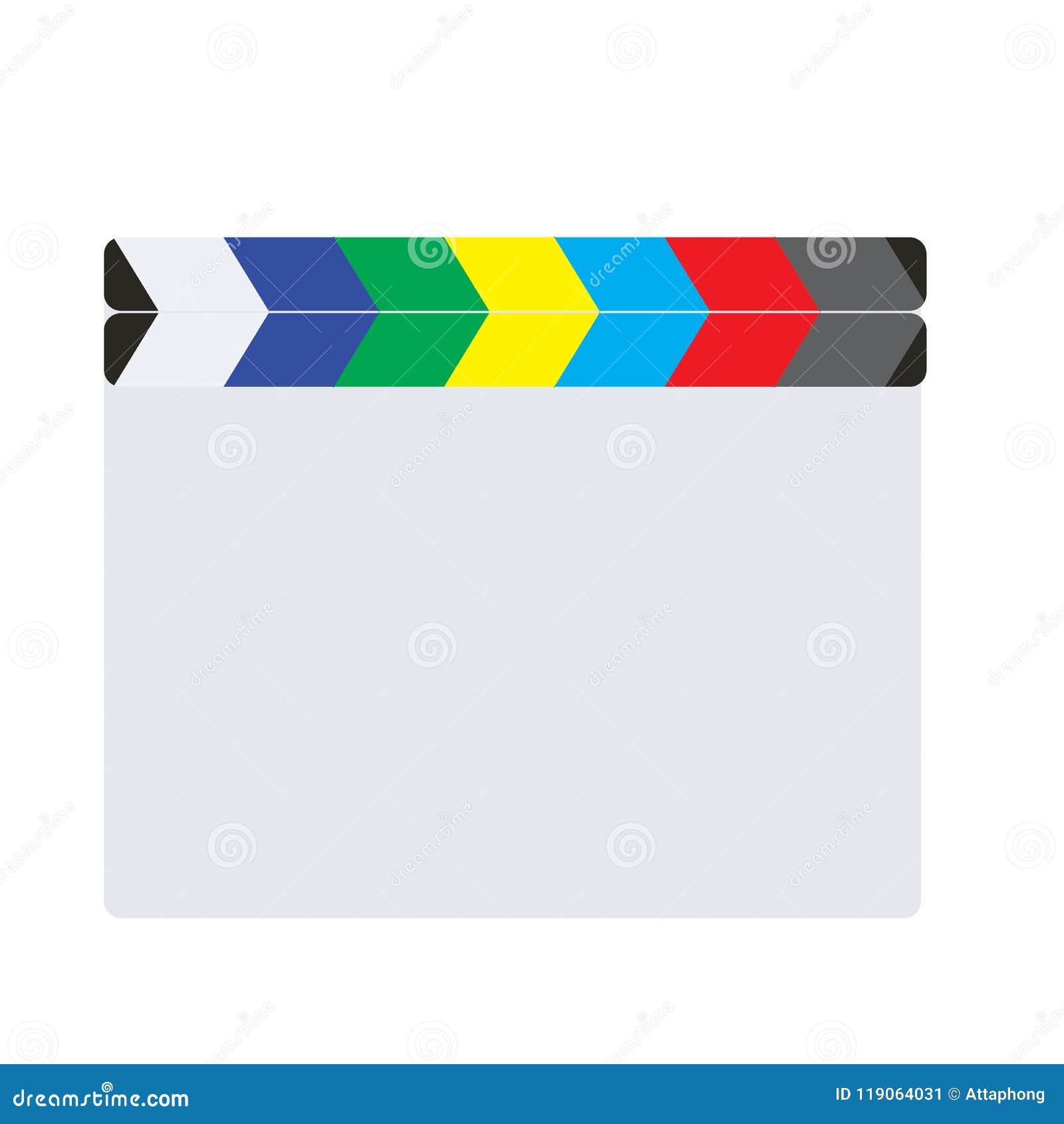 Ripa Vazia Do Diretor No Vetor Transparente Do Fundo Ilustração do ...