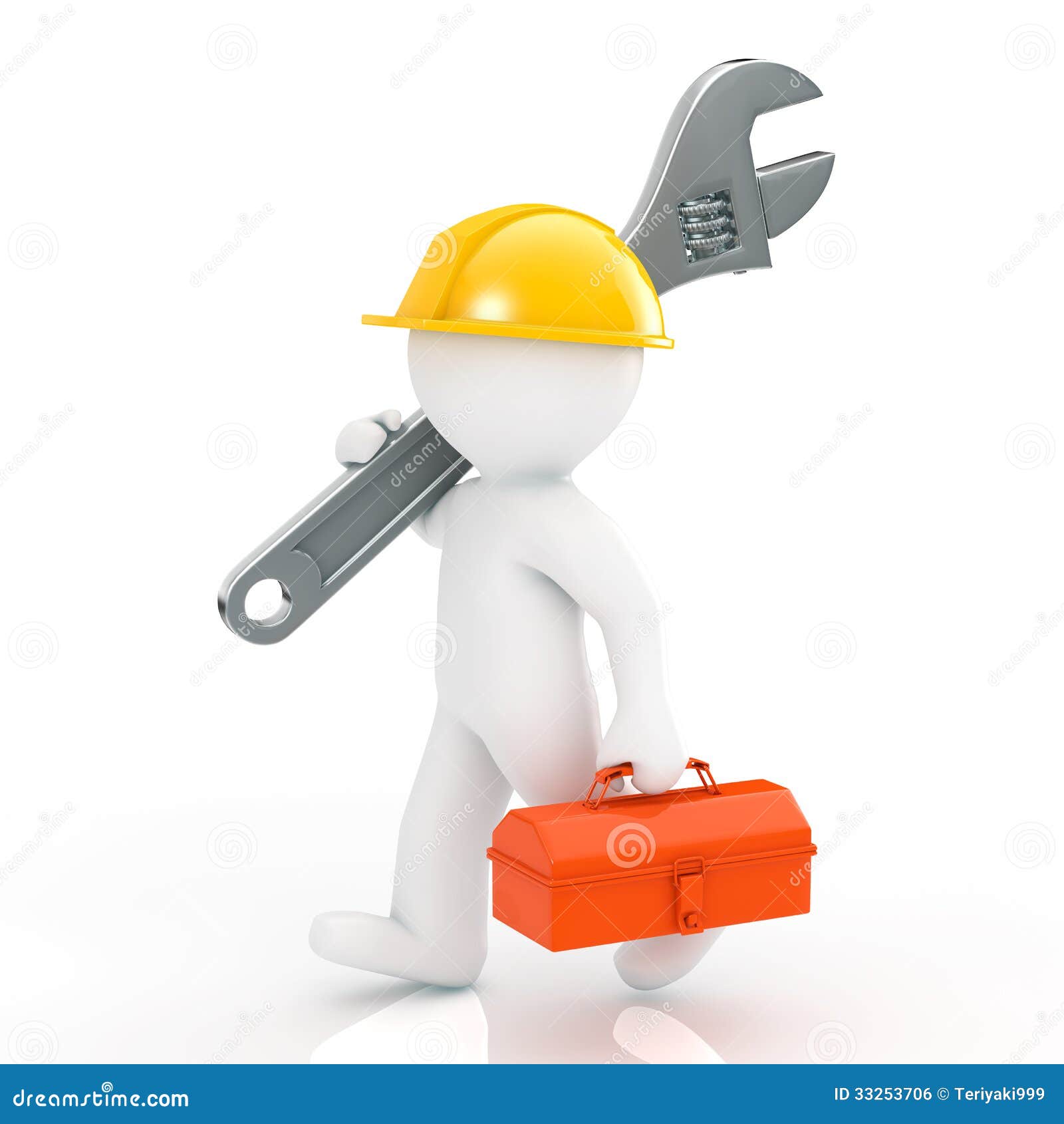 Riparatore illustrazione di stock. Illustrazione di tecnico - 33253706